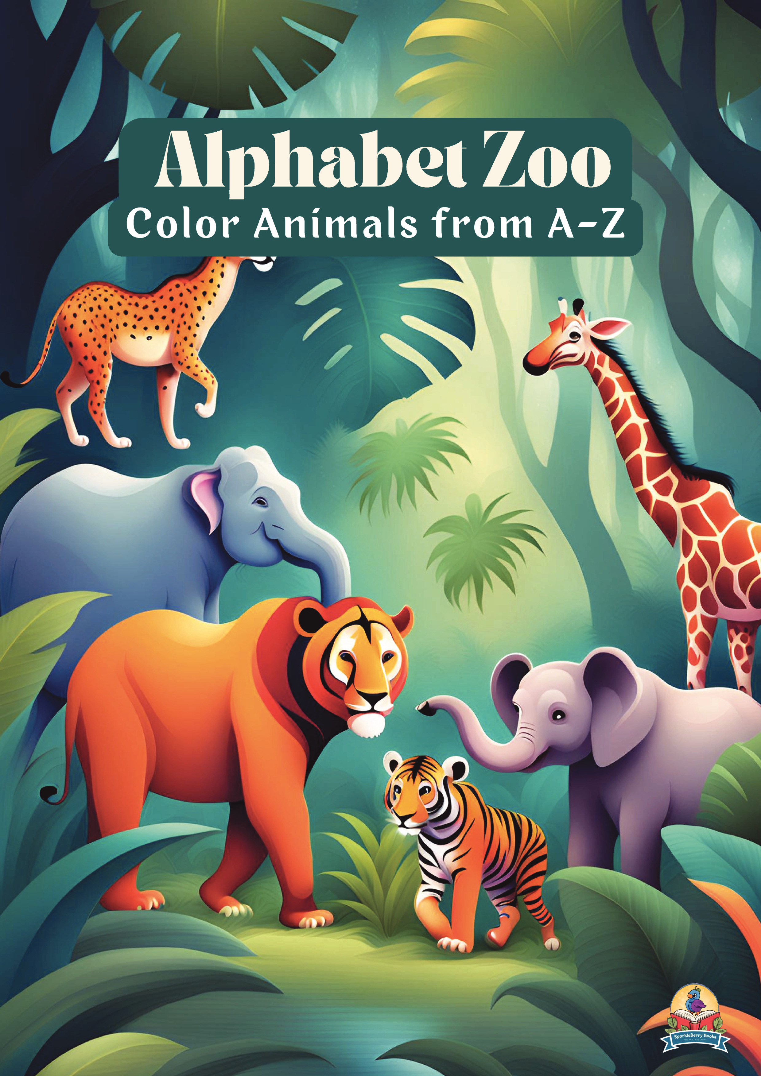 Alphabet Zoo: A-Z Animal Coloring | Pothi.com