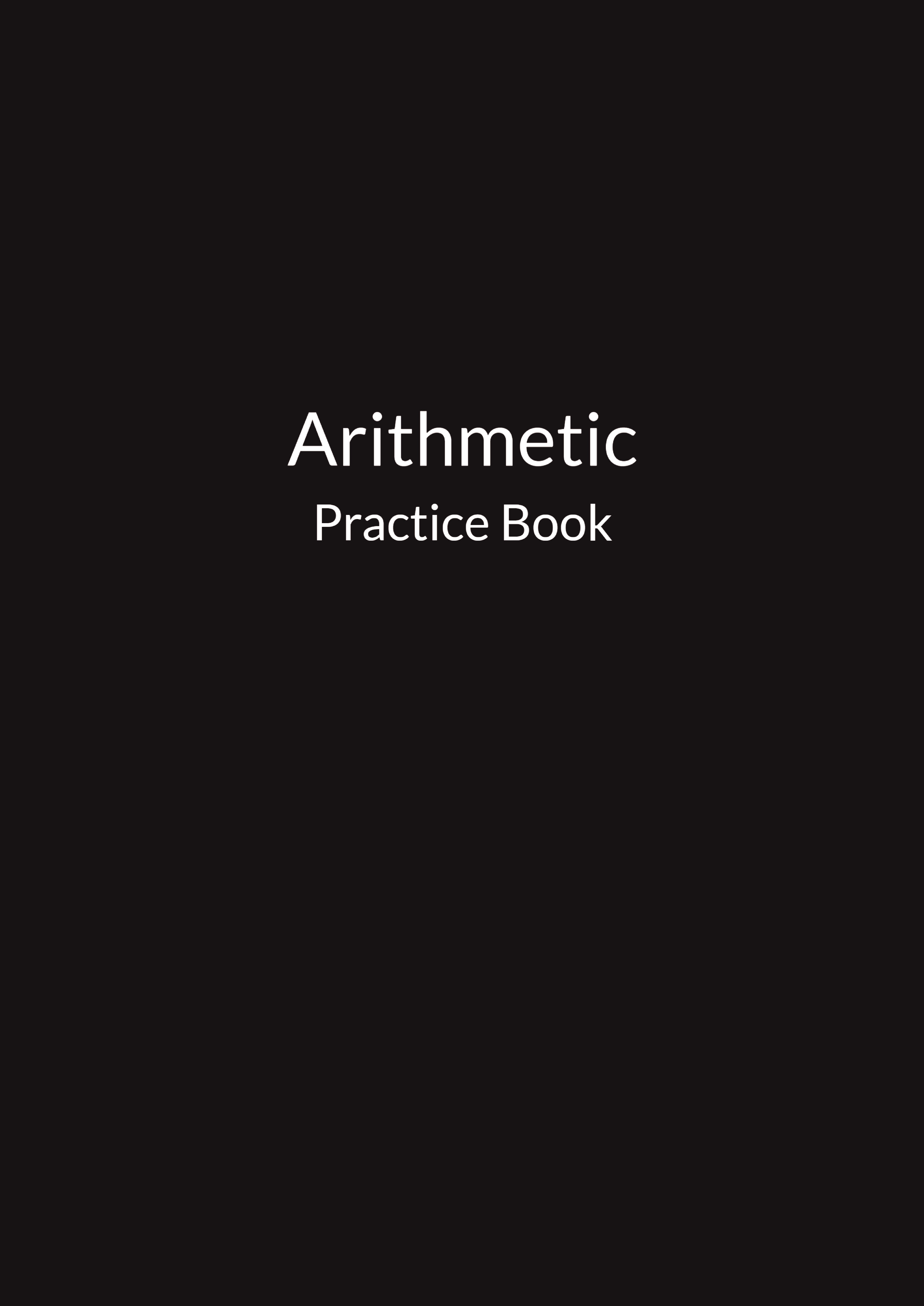 Arithmetic | Pothi.com