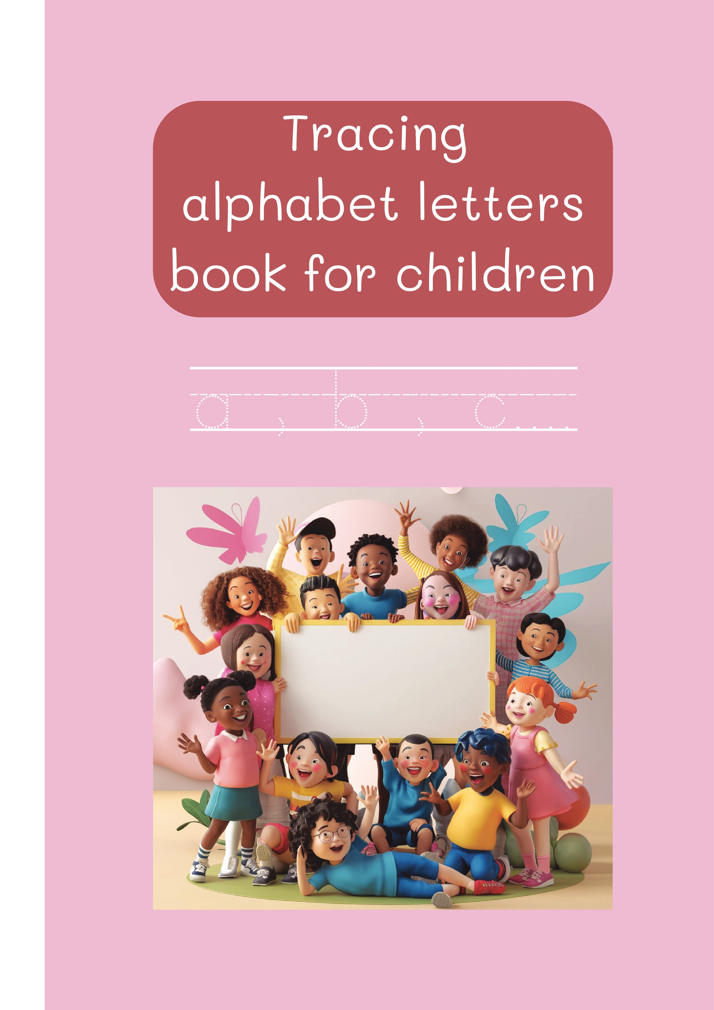 Tracing alphabet letters book for children | Pothi.com