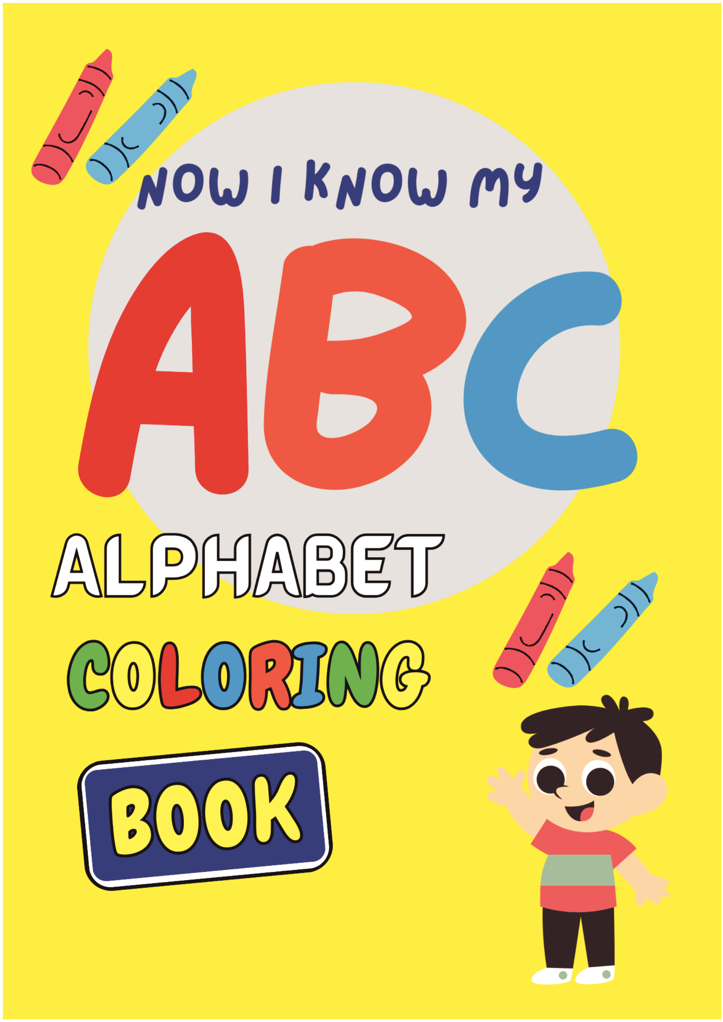 Simple English Alphabet Coloring Book for Kids: Fun & Educational ...