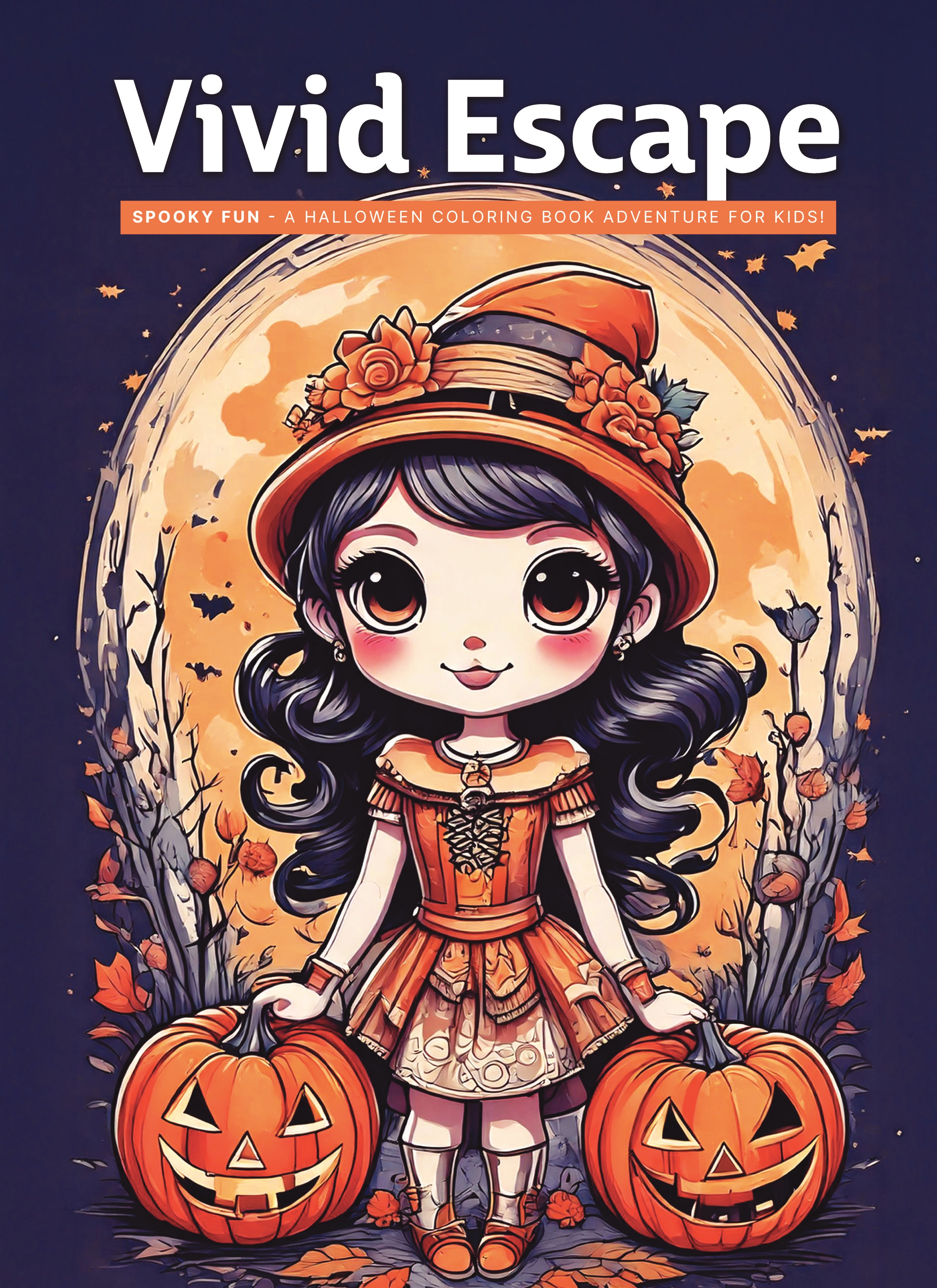 Vivid Escape: Coloring Book | Spooky Fun: A Halloween Coloring Book ...