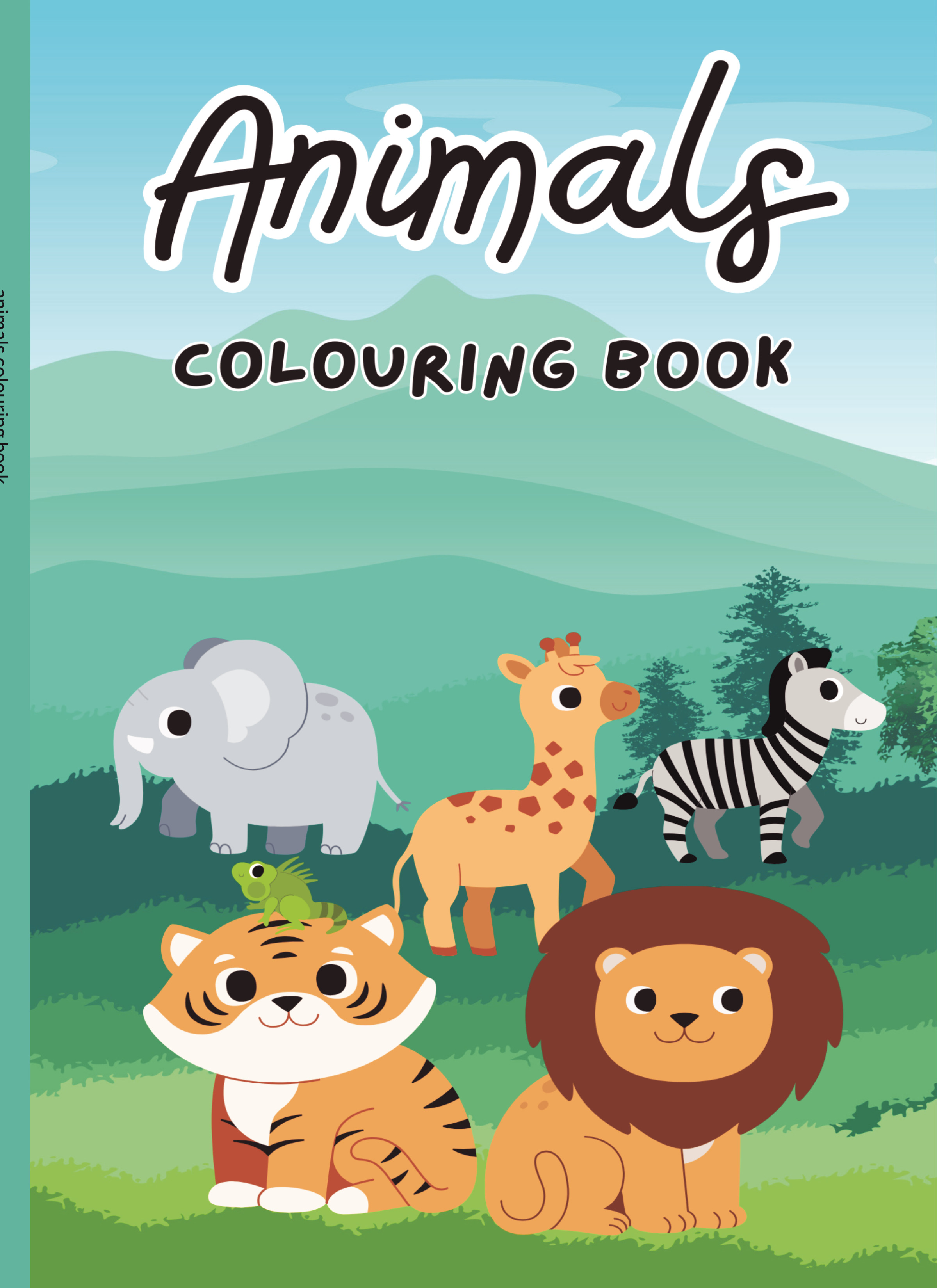 animals colouring book | Pothi.com