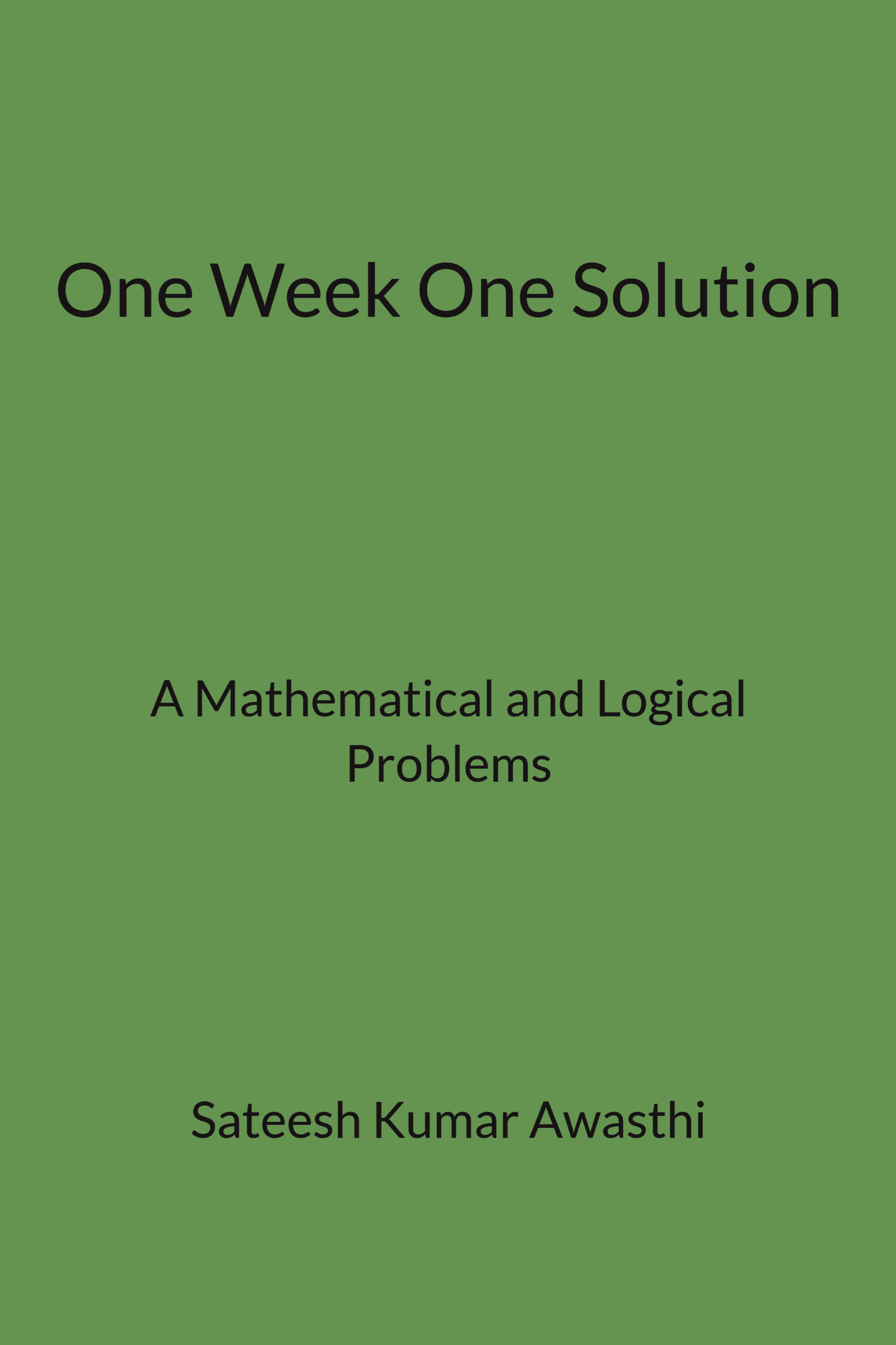 One Week One Solution | Pothi.com