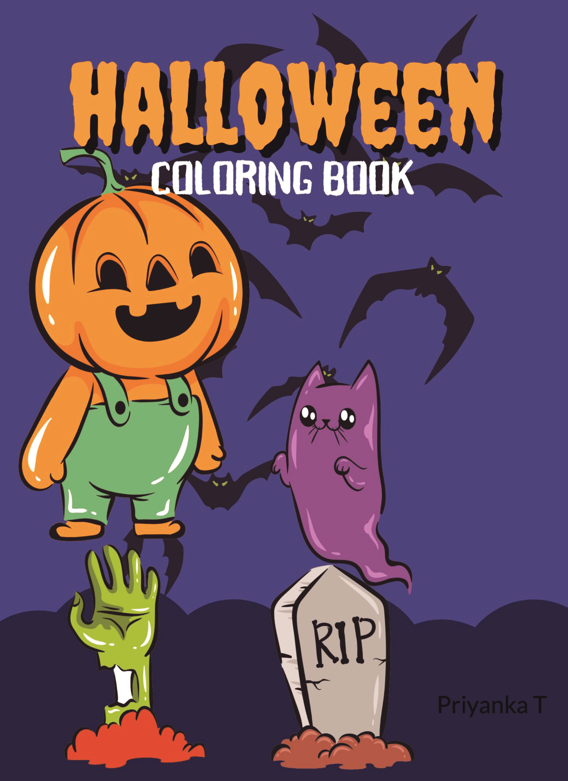 Halloween Colouring book || Children's Colouring Book | Pothi.com