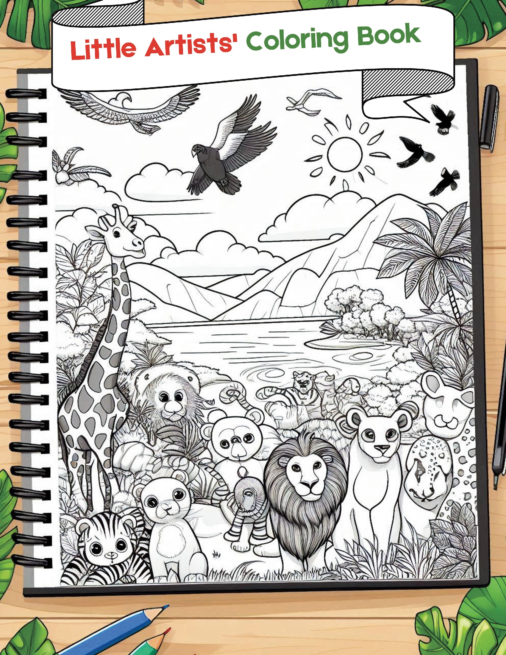 Little Artists' Coloring Book | Pothi.com