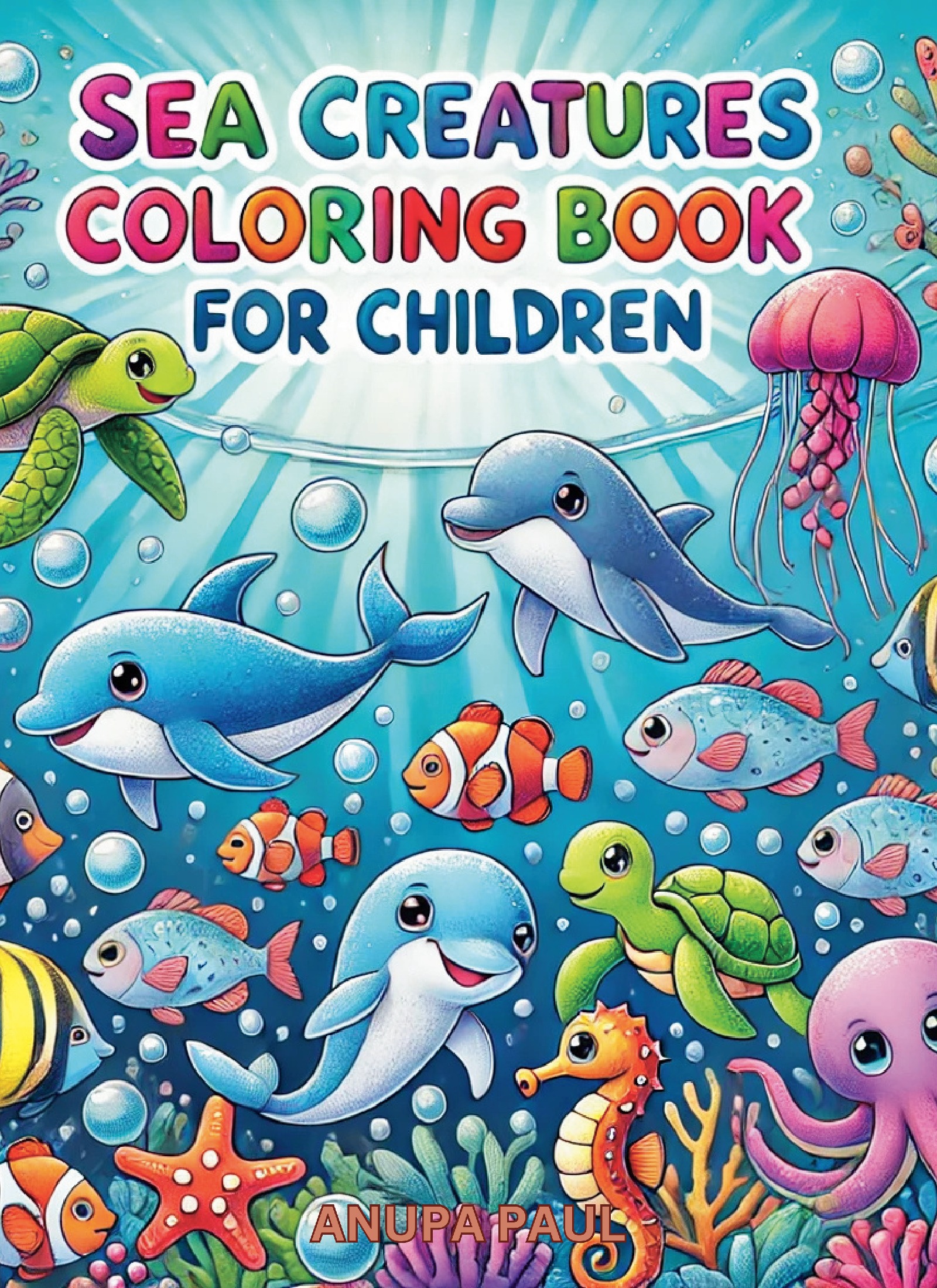 Sea Creatures Colouring Book For Children | Pothi.com