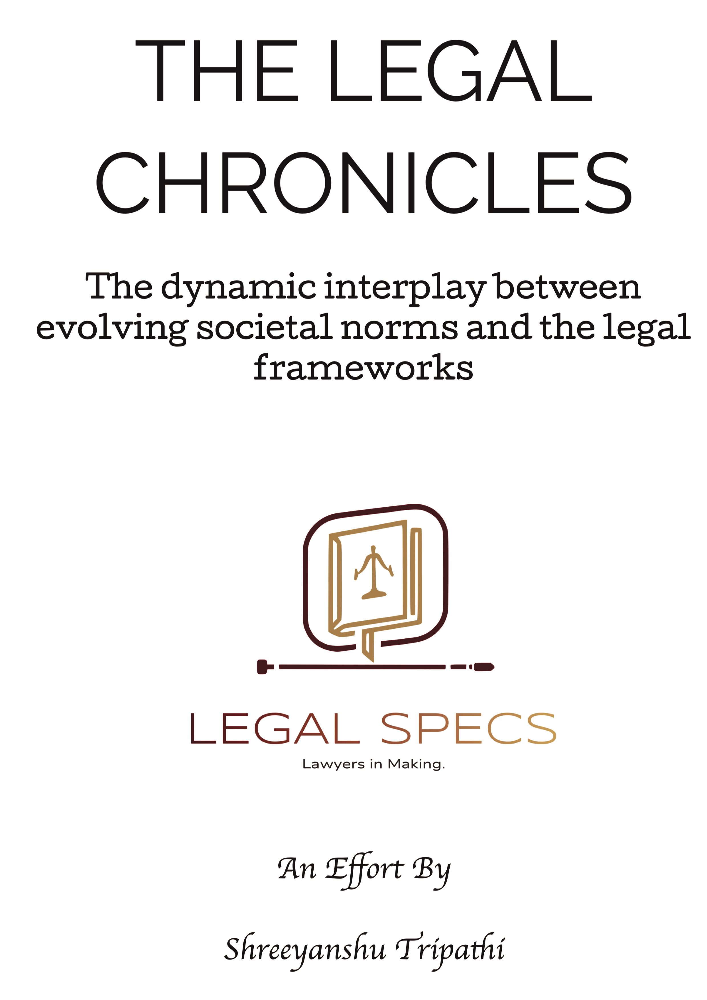 THE LEGAL CHRONICLES | Pothi.com
