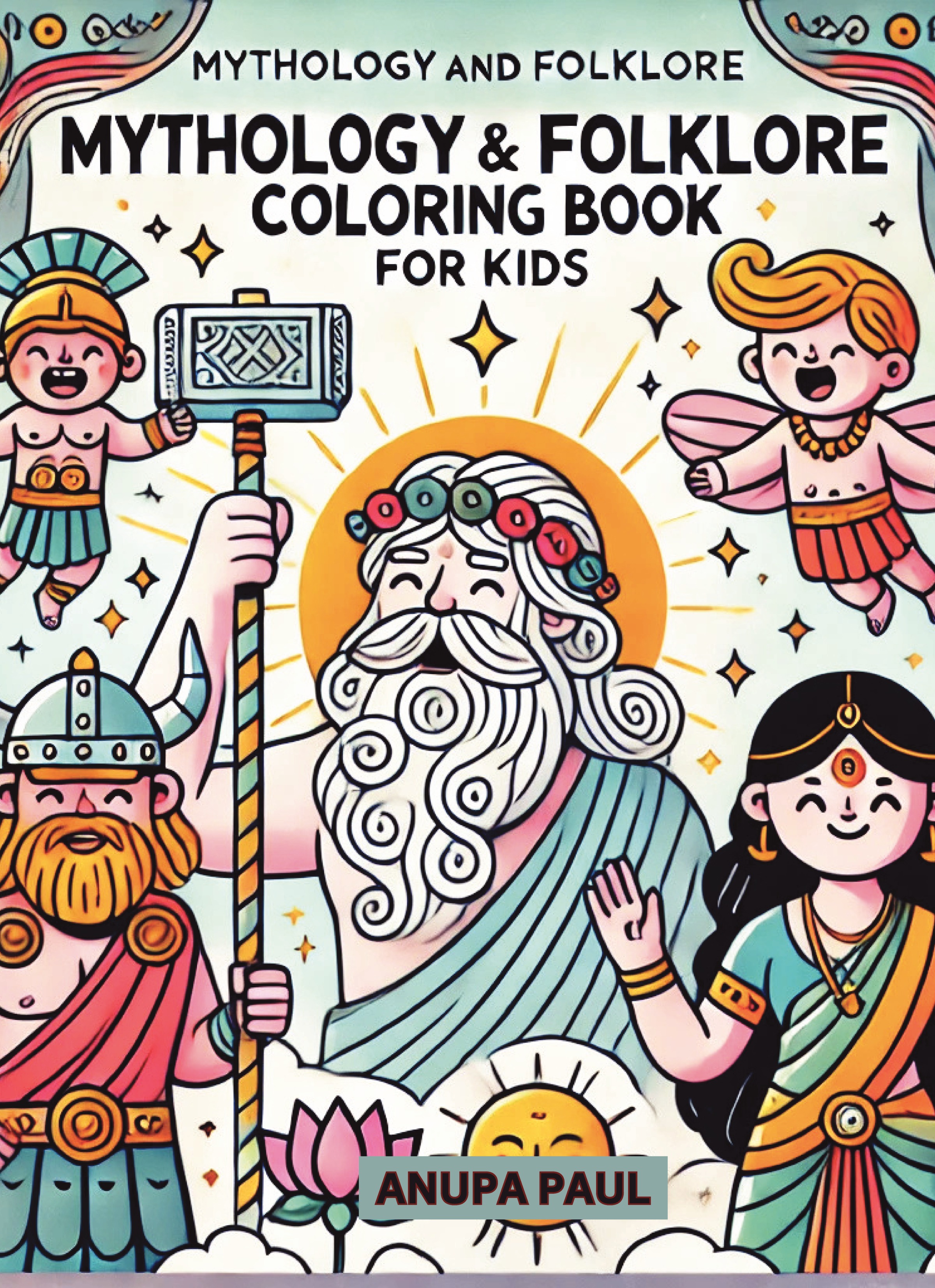 Mythology And Folklore : A Colouring Journey Through Gods, Heroes, and ...