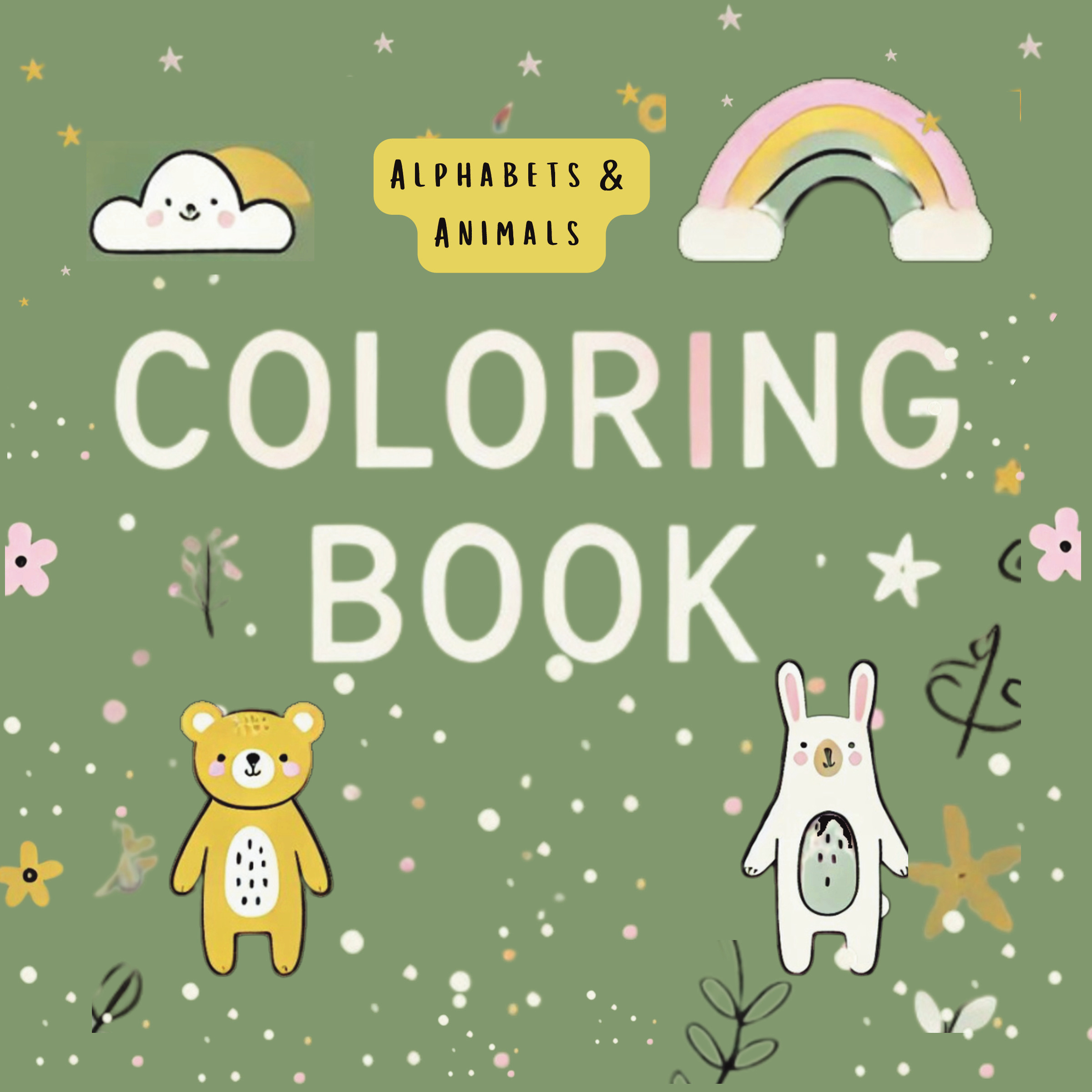 Animals & Alphabets COLORING BOOK | Pothi.com