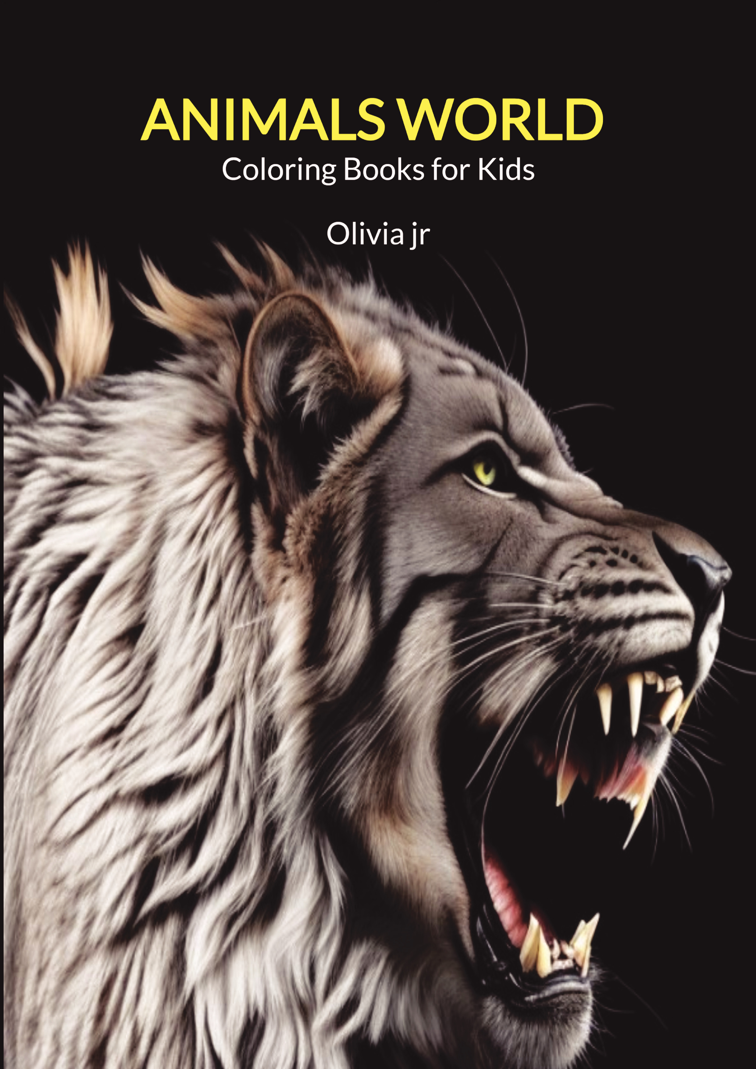 ANIMALS WORLD : Coloring Books for Kids | Pothi.com