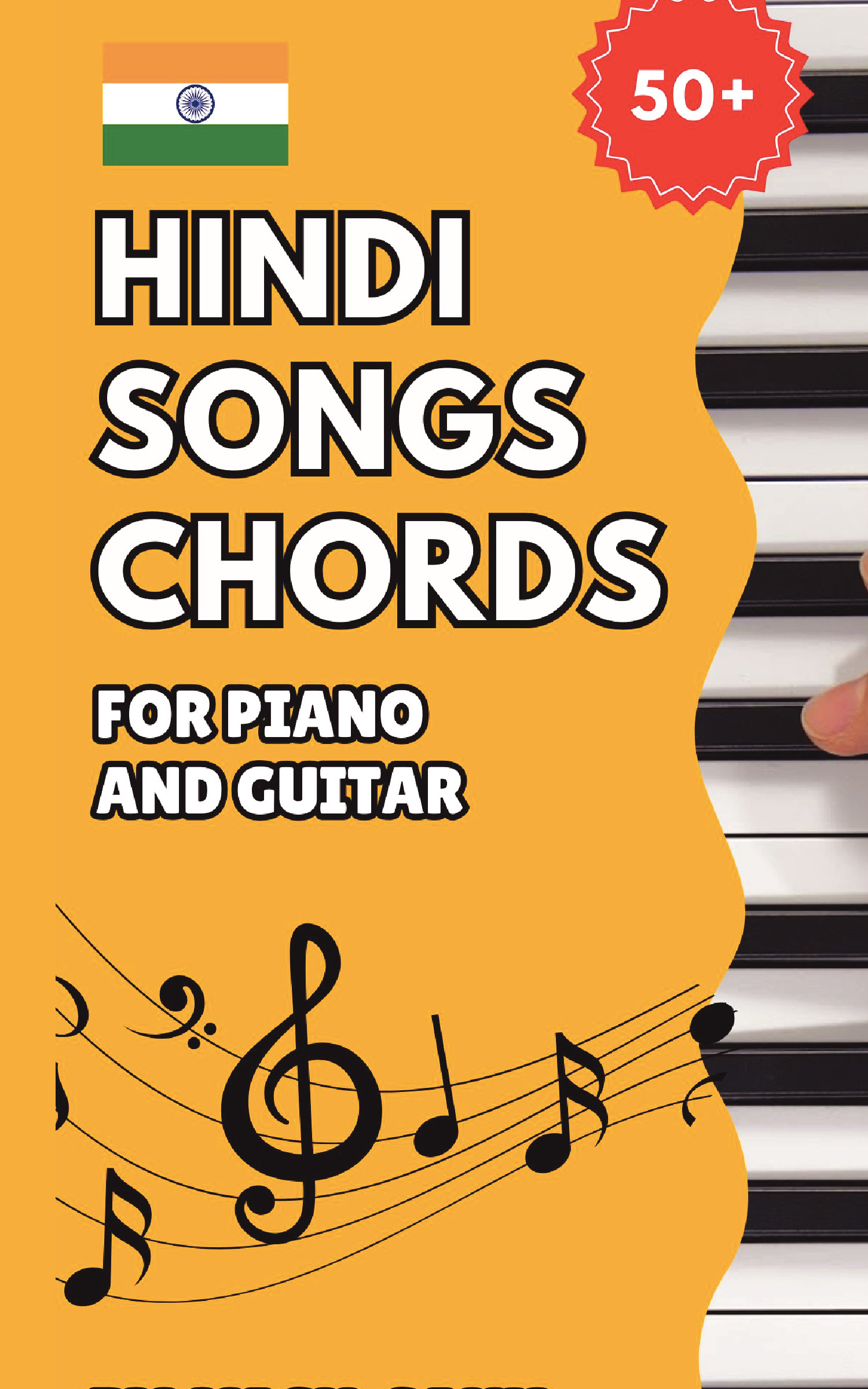 50 Easy Hindi Songs Chords for Piano and Guitar | Pothi.com
