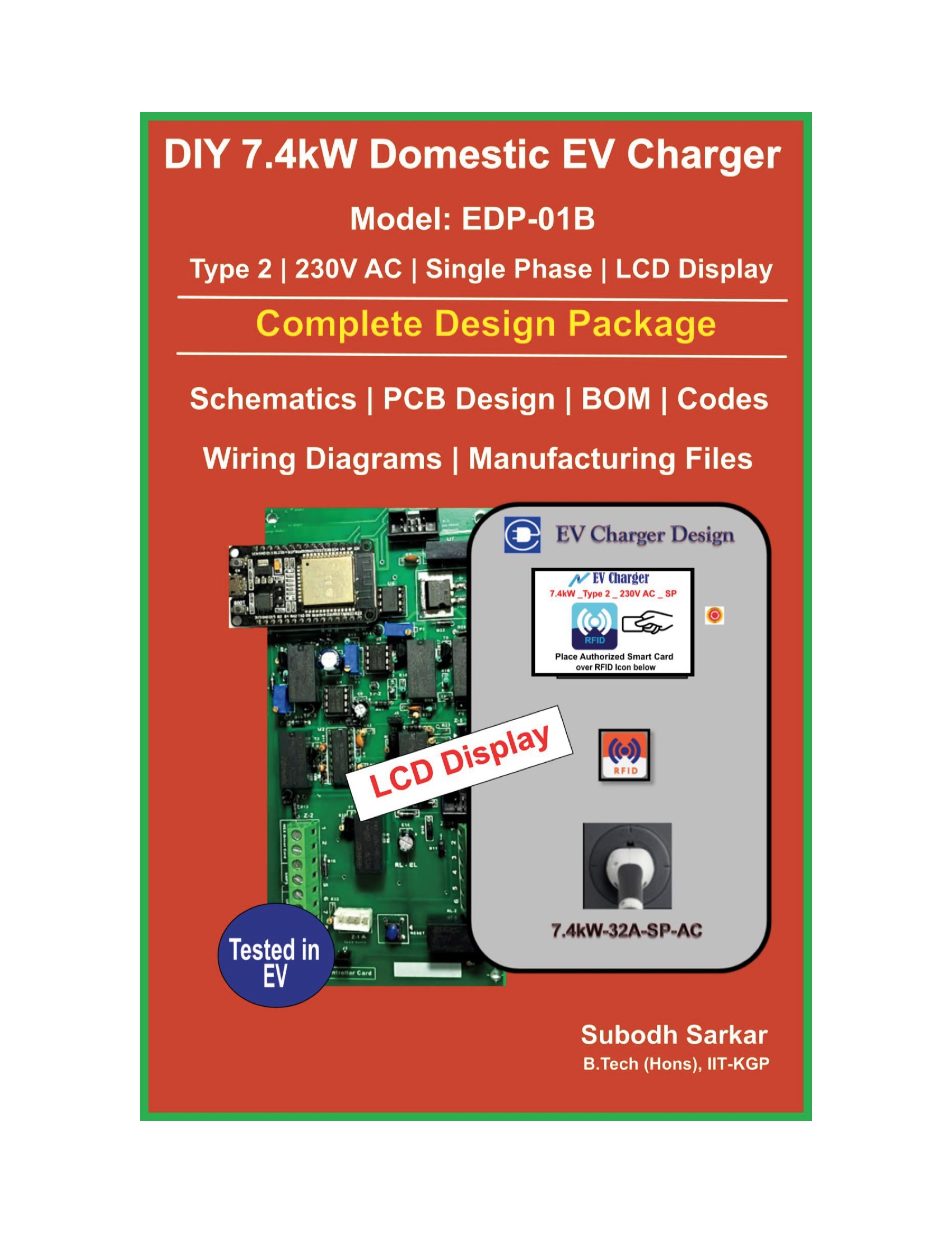 DIY 7.4kW Domestic EV Charger_EDP-01B | Pothi.com