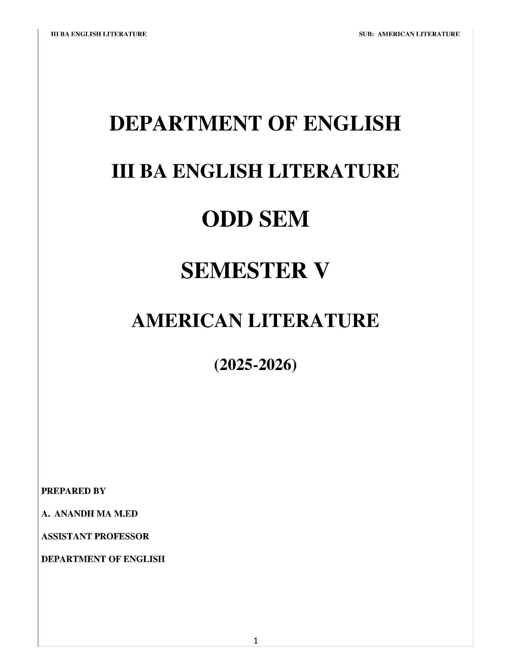 AMERICAN LITERATURE | Pothi.com