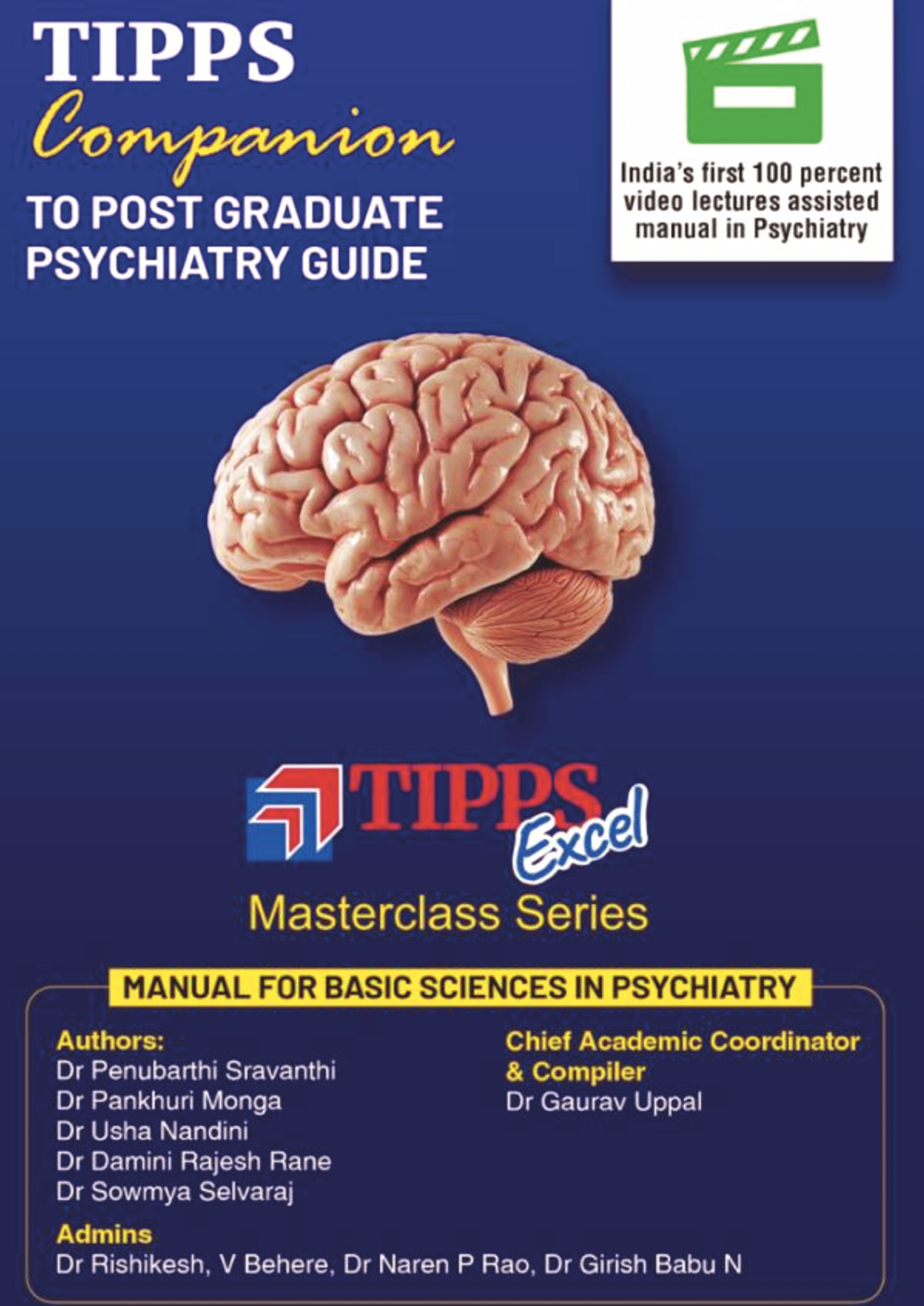 TIPPS Companion to postgraduate psychiatry guide Vol1: Basic Sciences | Pothi.com
