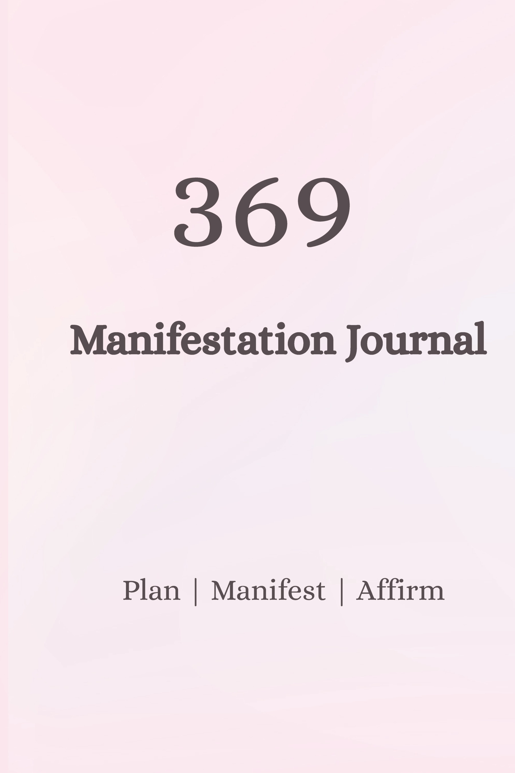 369 Manifestation Journal | Pothi.com