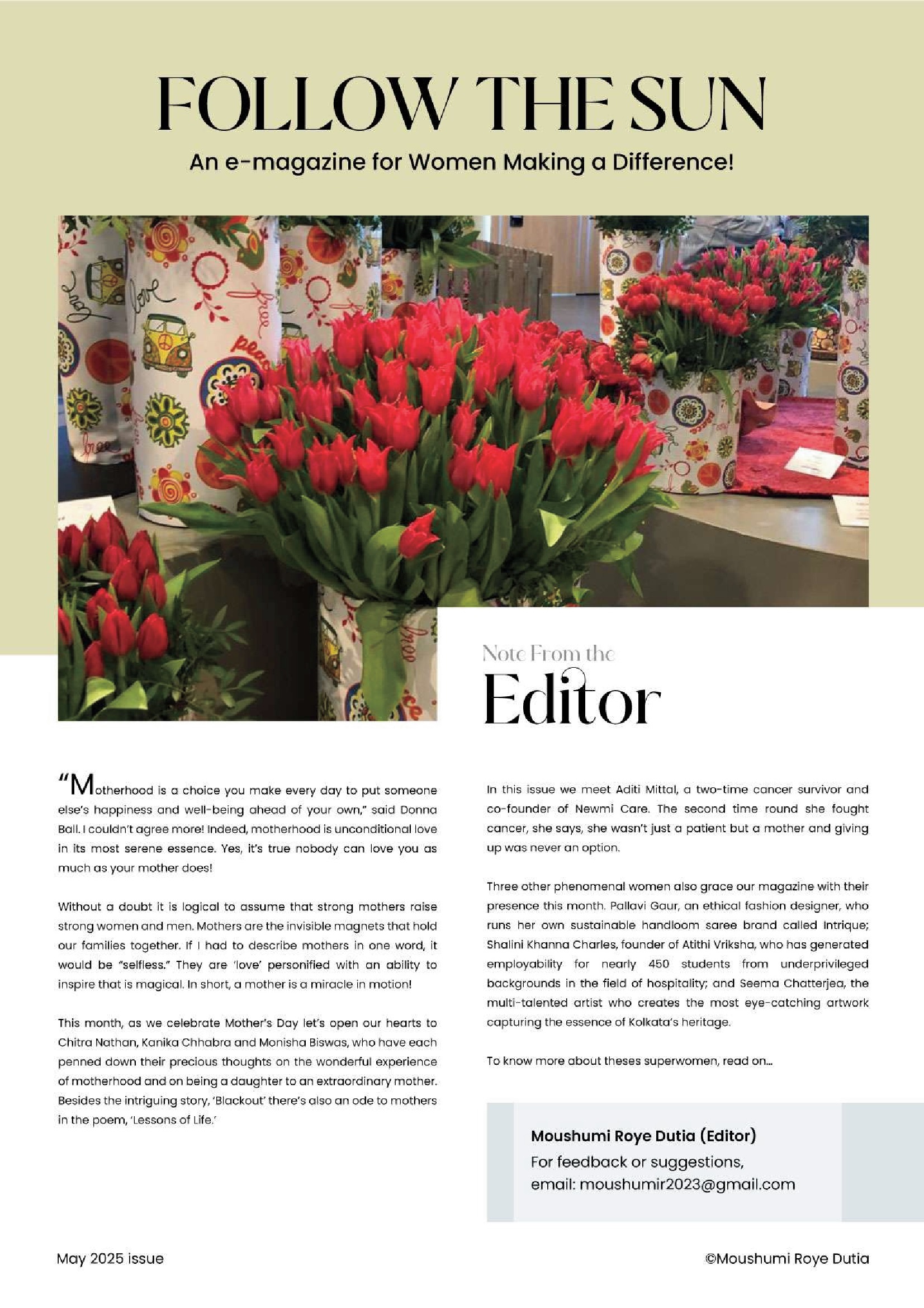 FOLLOW THE SUN (MAY 2025 ISSUE) | Pothi.com