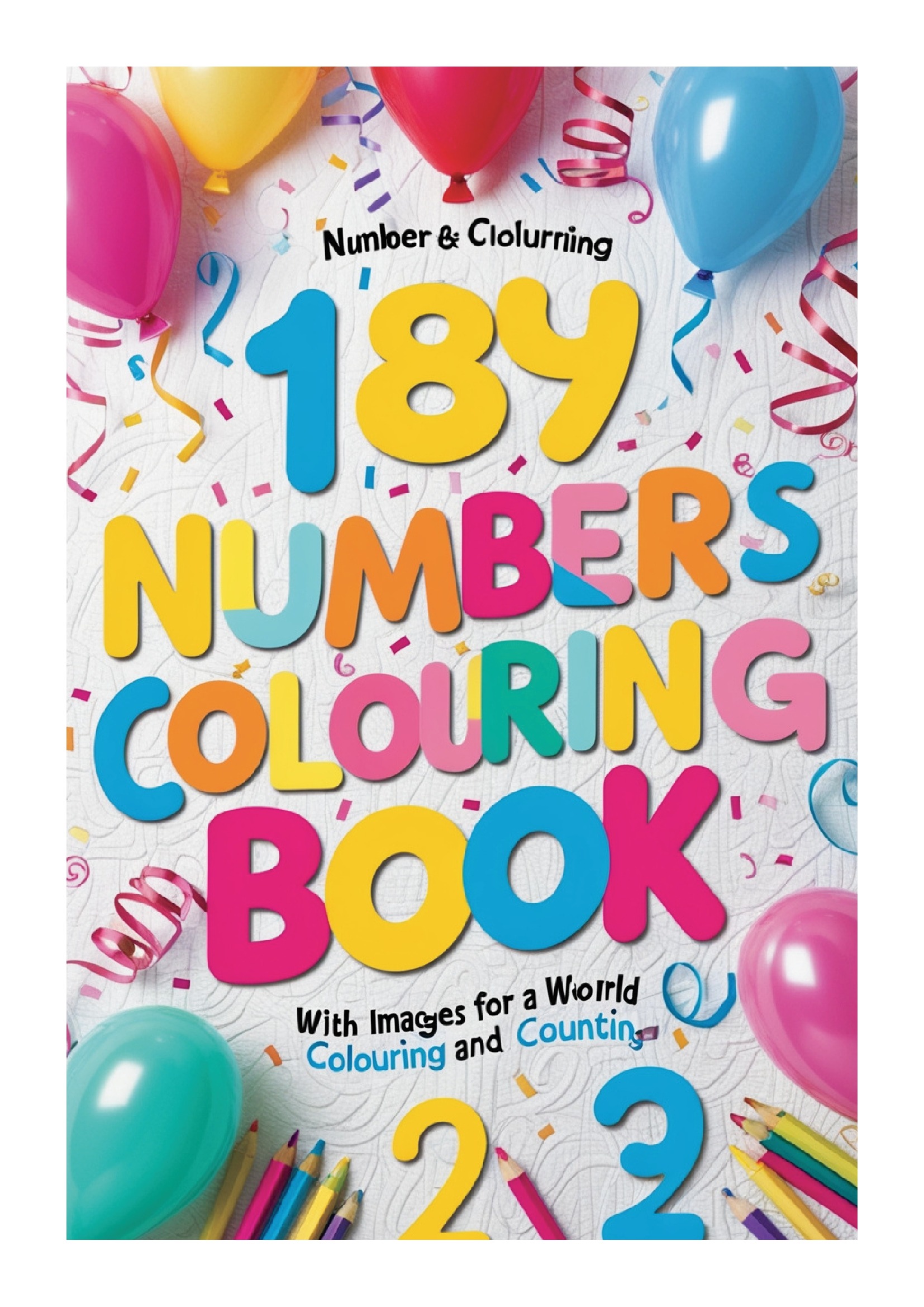 184 Numbers Colouring Book | Pothi.com