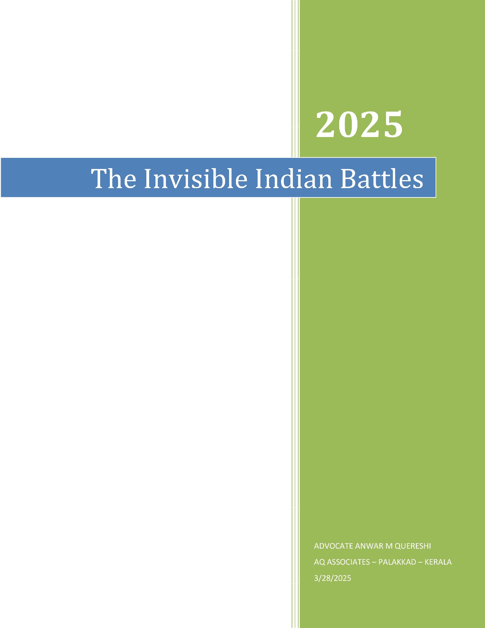 Invisible Indian Battles | Pothi.com