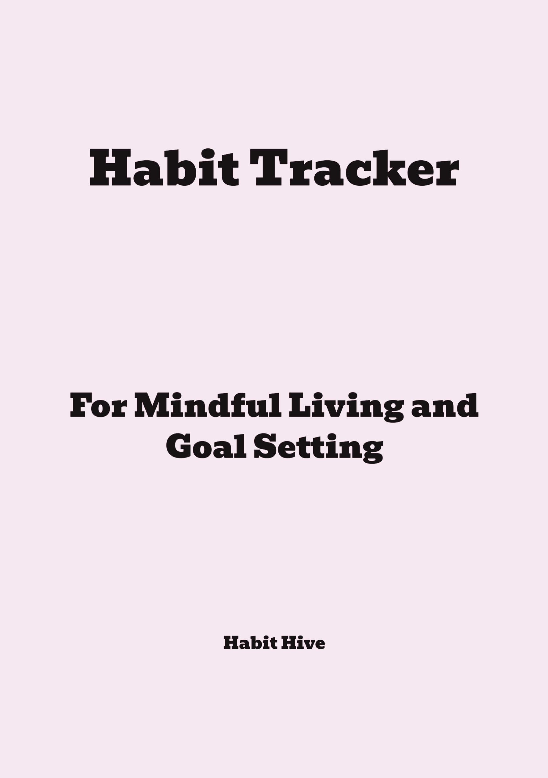 Habit Tracker | Pothi.com