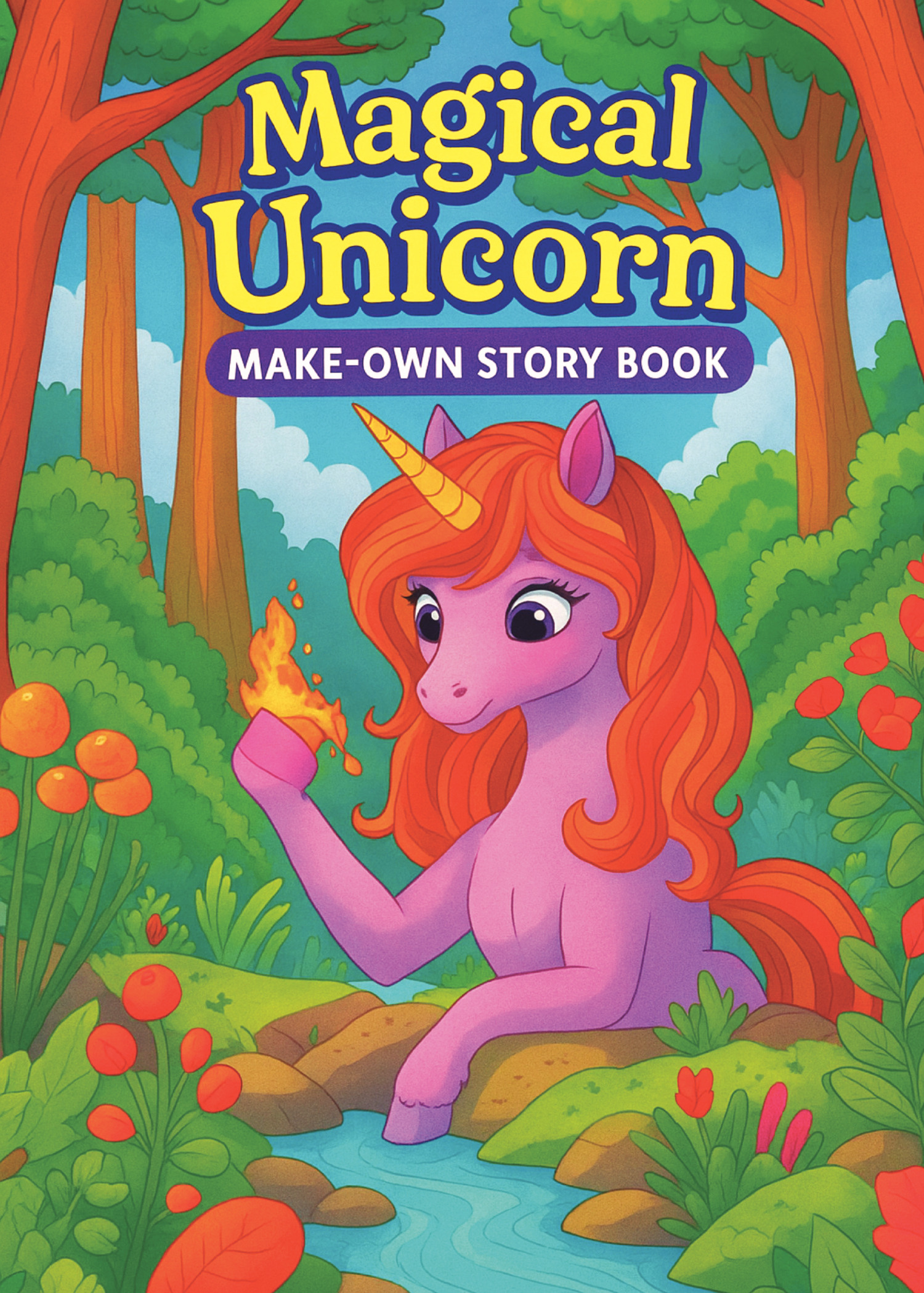 magical unicorn make your own story book | Pothi.com