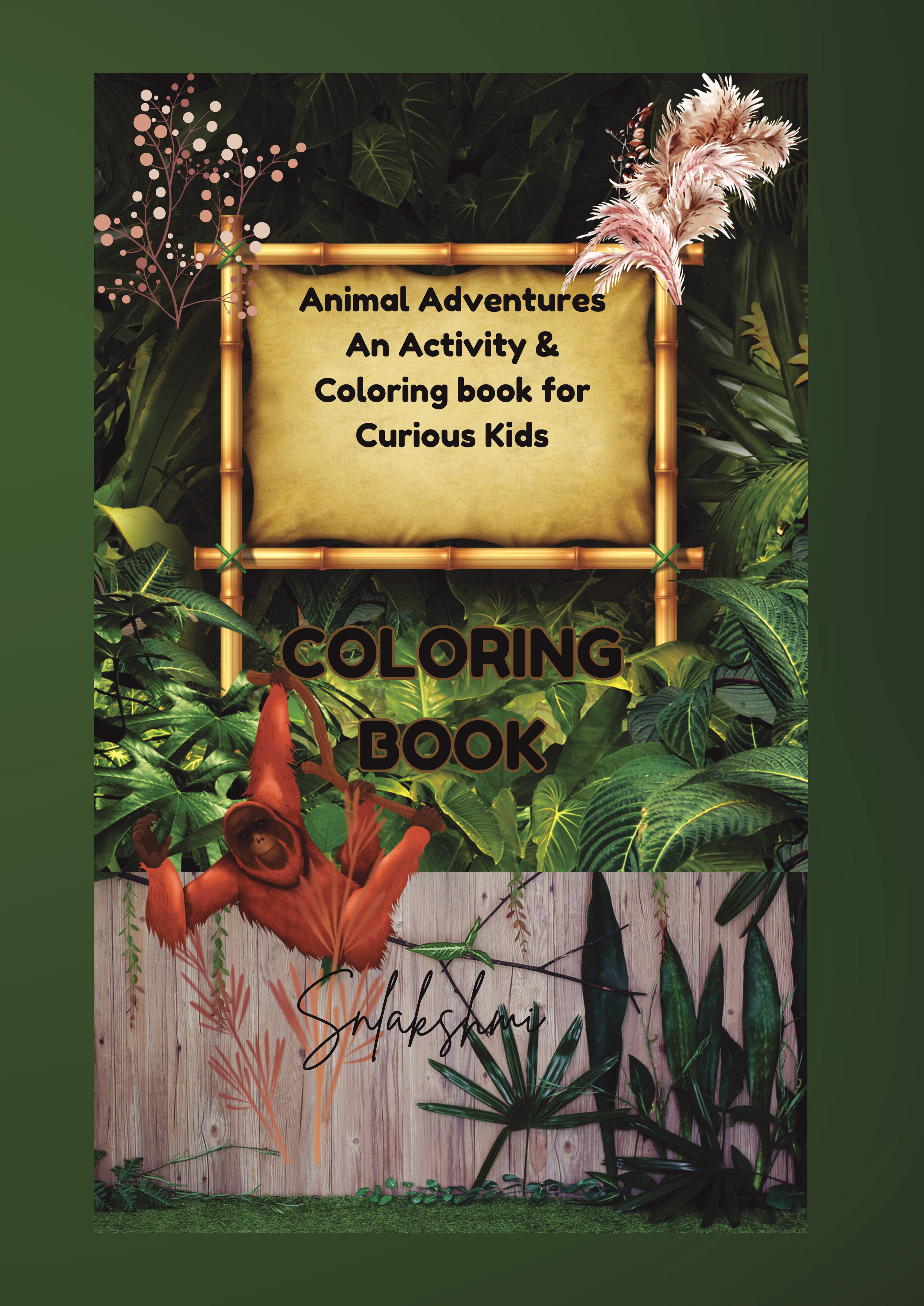 Animal Coloring & Activity Book for Kids Ages 4–8 | Fun Mazes, Matching ...