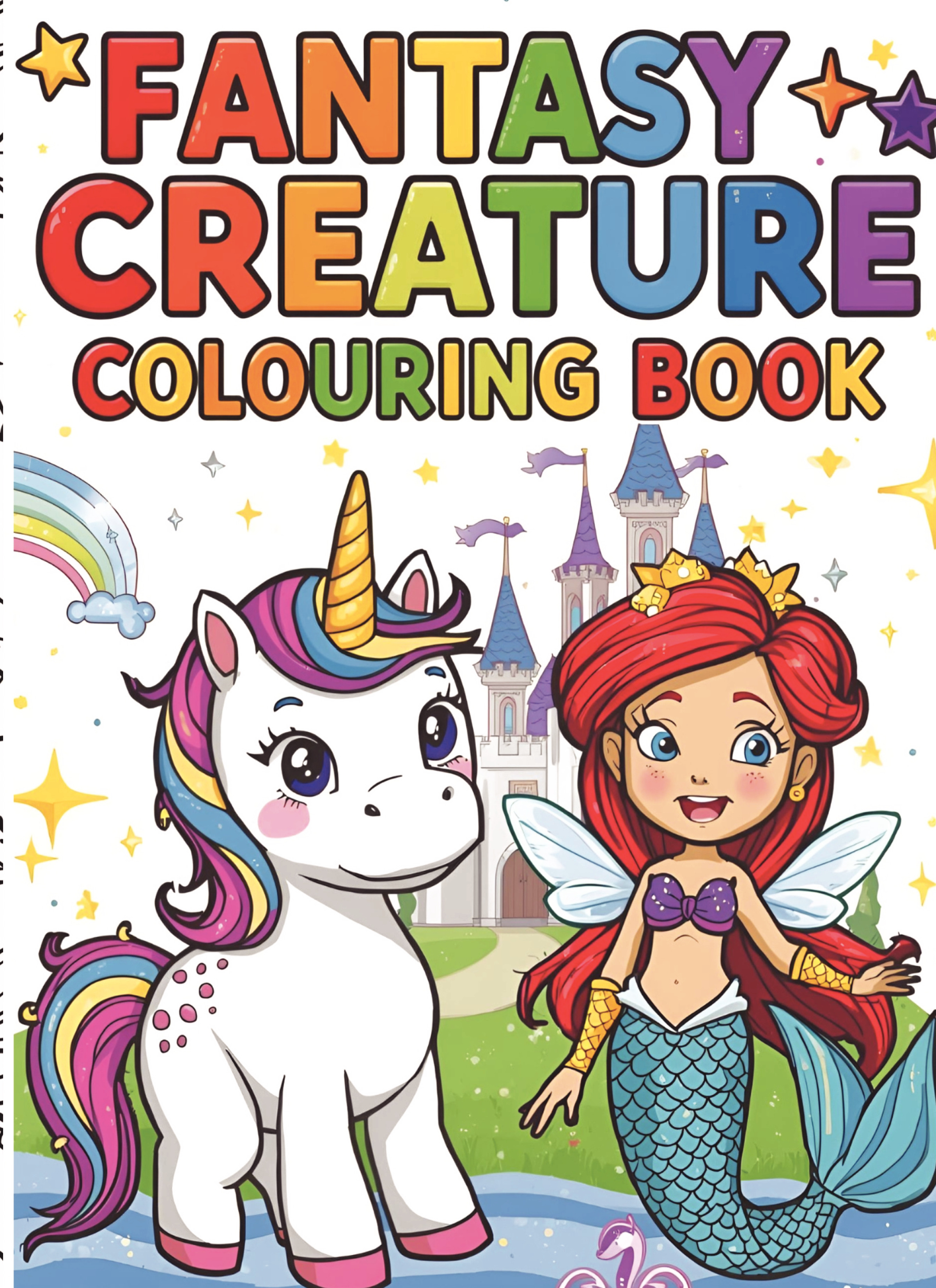 Magical Fantasy Creature Colouring Book for Kids | Pothi.com