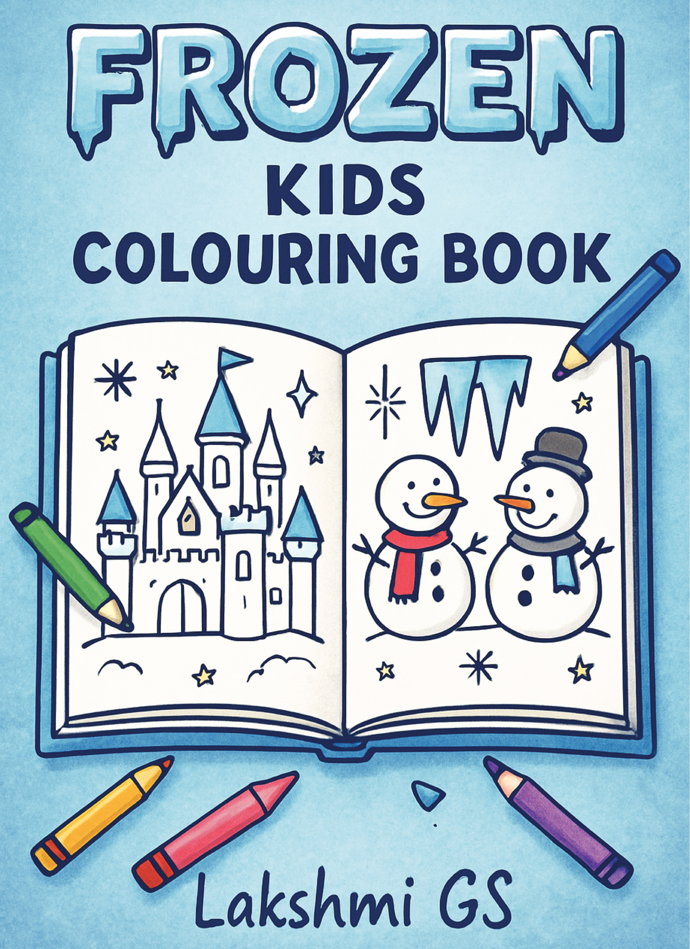 Magical Frozen Coloring Adventure for Kids | Pothi.com