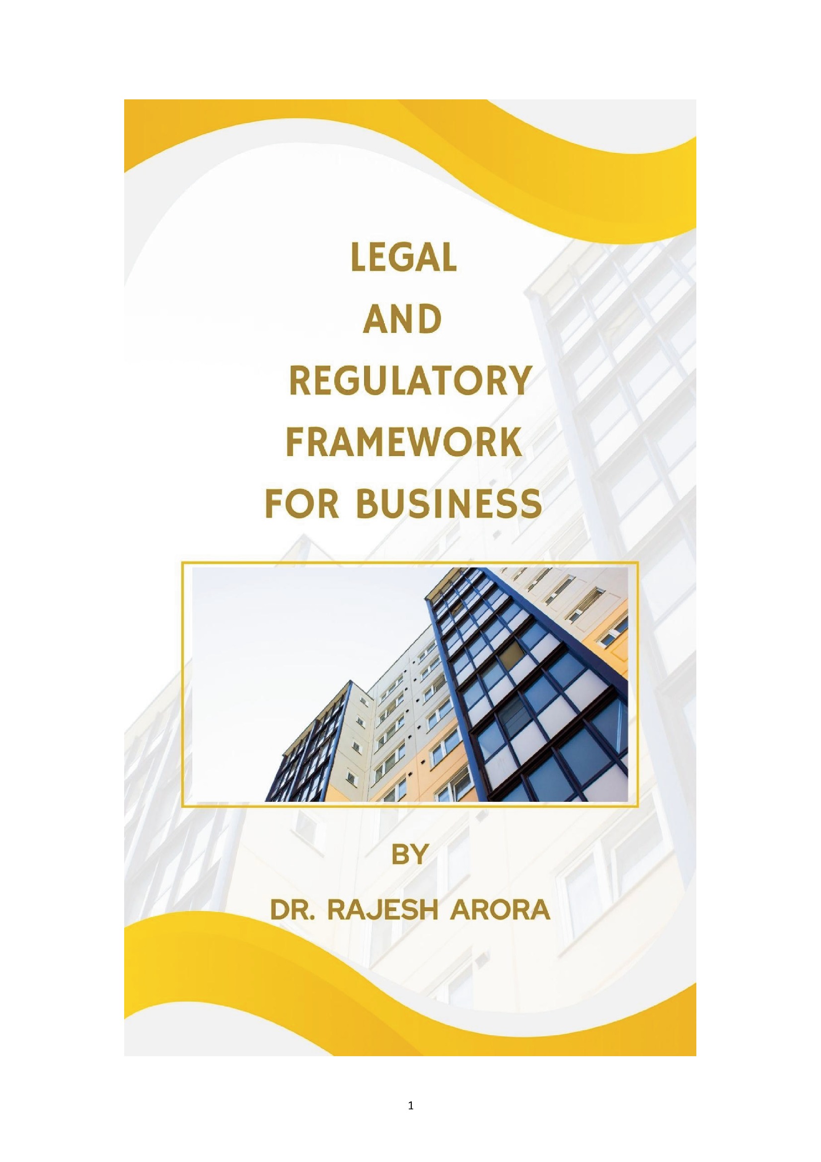 Legal and Regulatory Framework for Business | Pothi.com