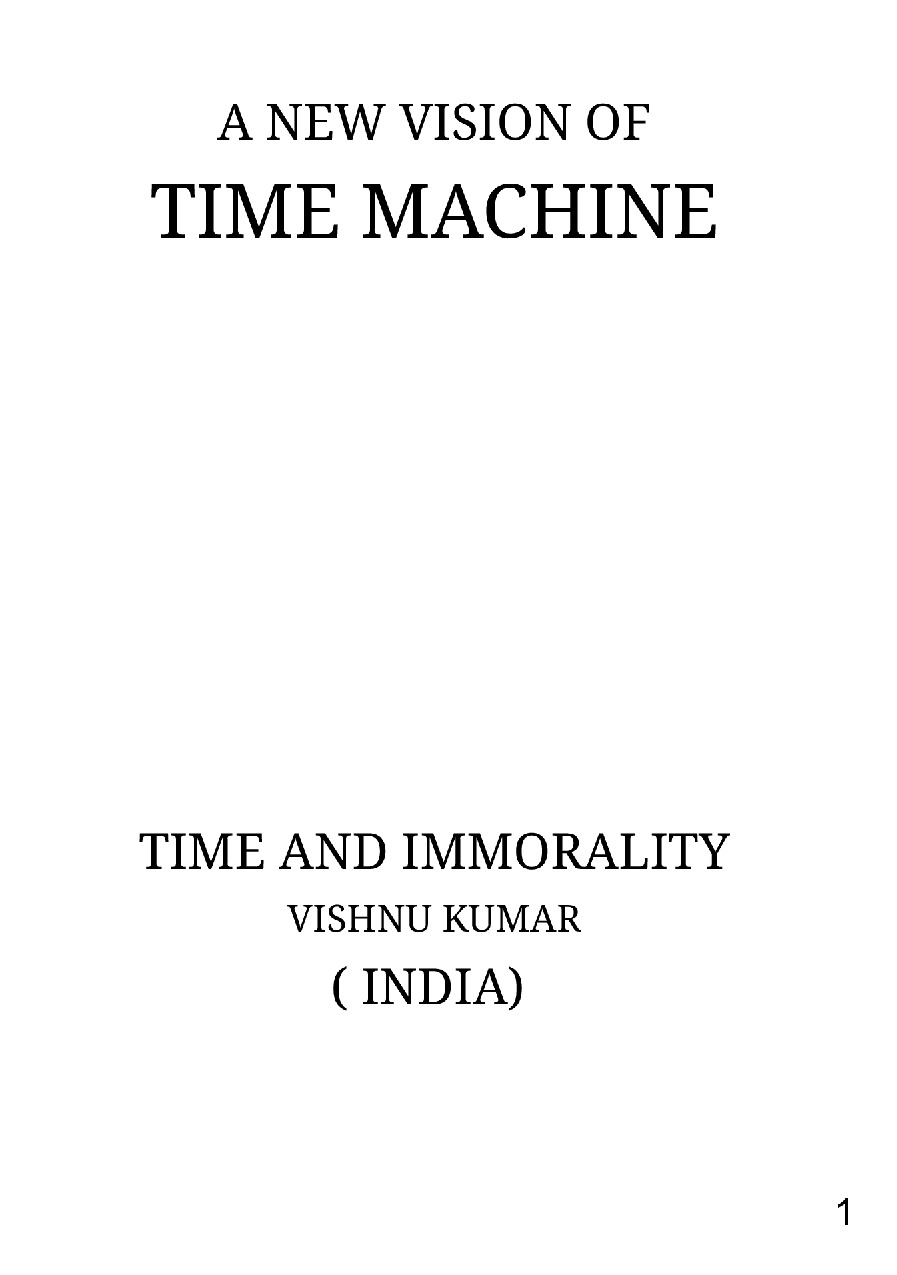A New vision of Time-Machine | Pothi.com