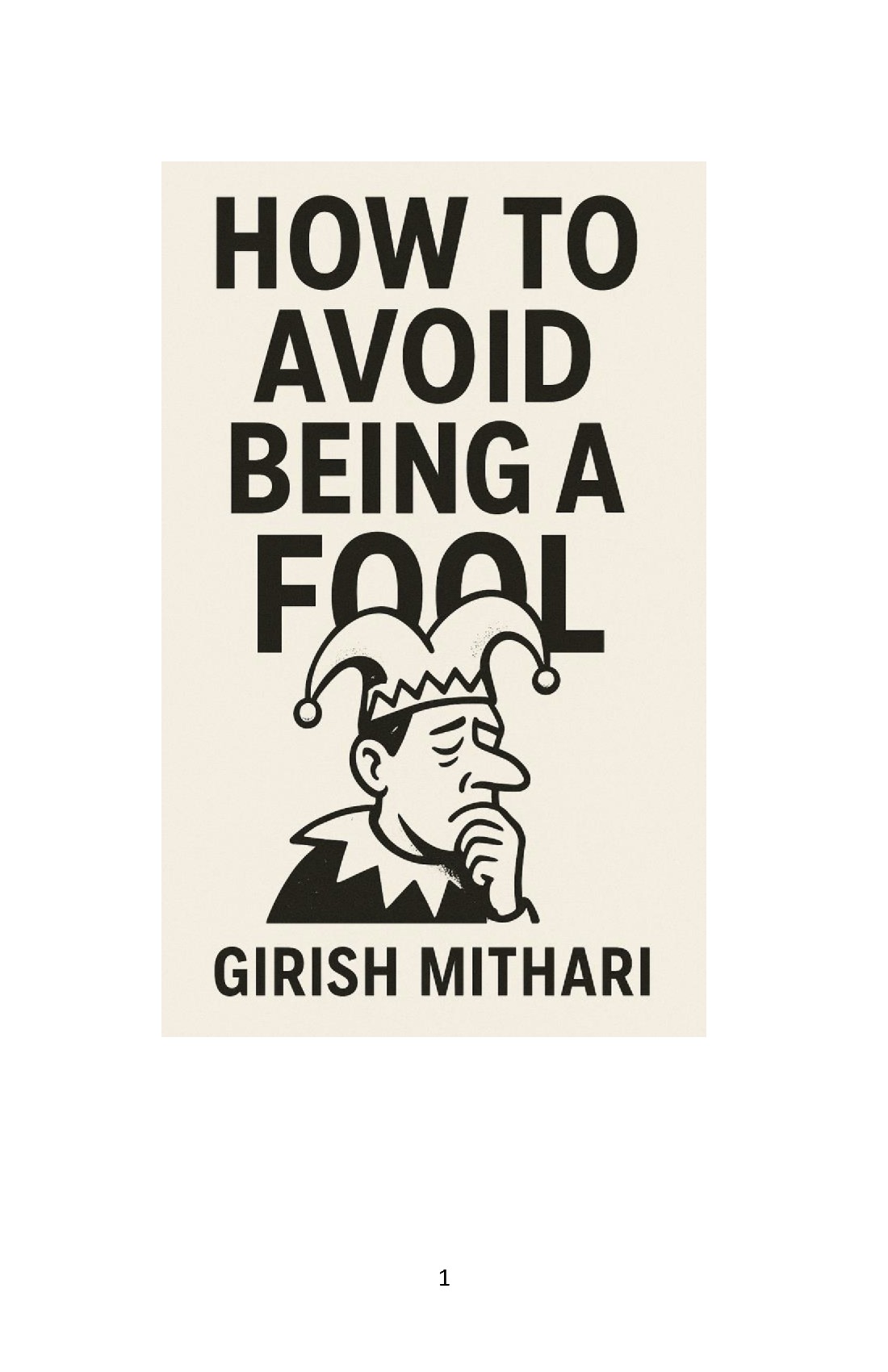 How to Avoid being A FOOL | Pothi.com