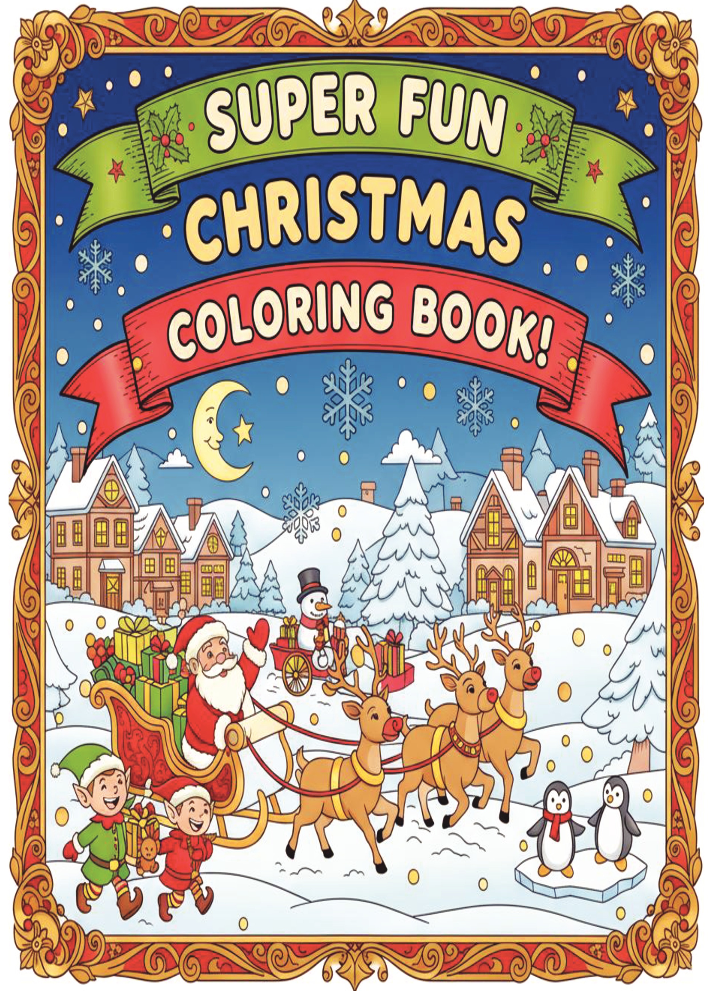 Super Fun Christmas Coloring Book | Pothi.com