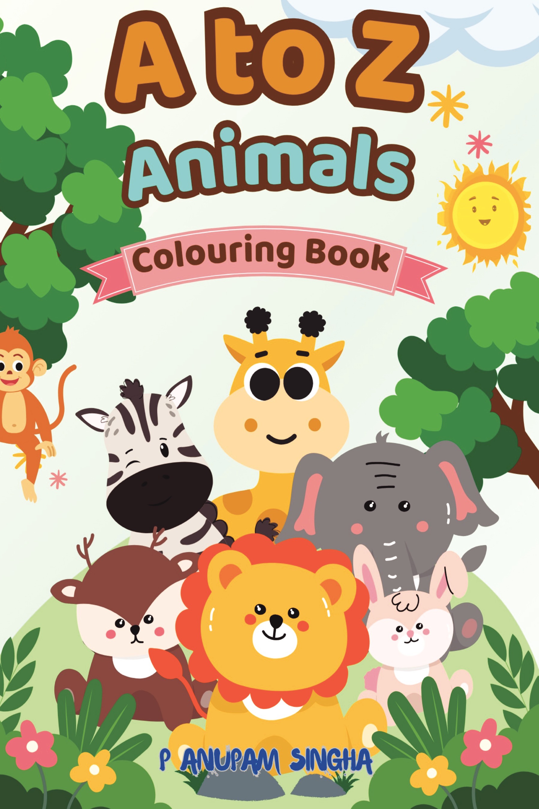 A to Z Animals Coloring Book | Pothi.com