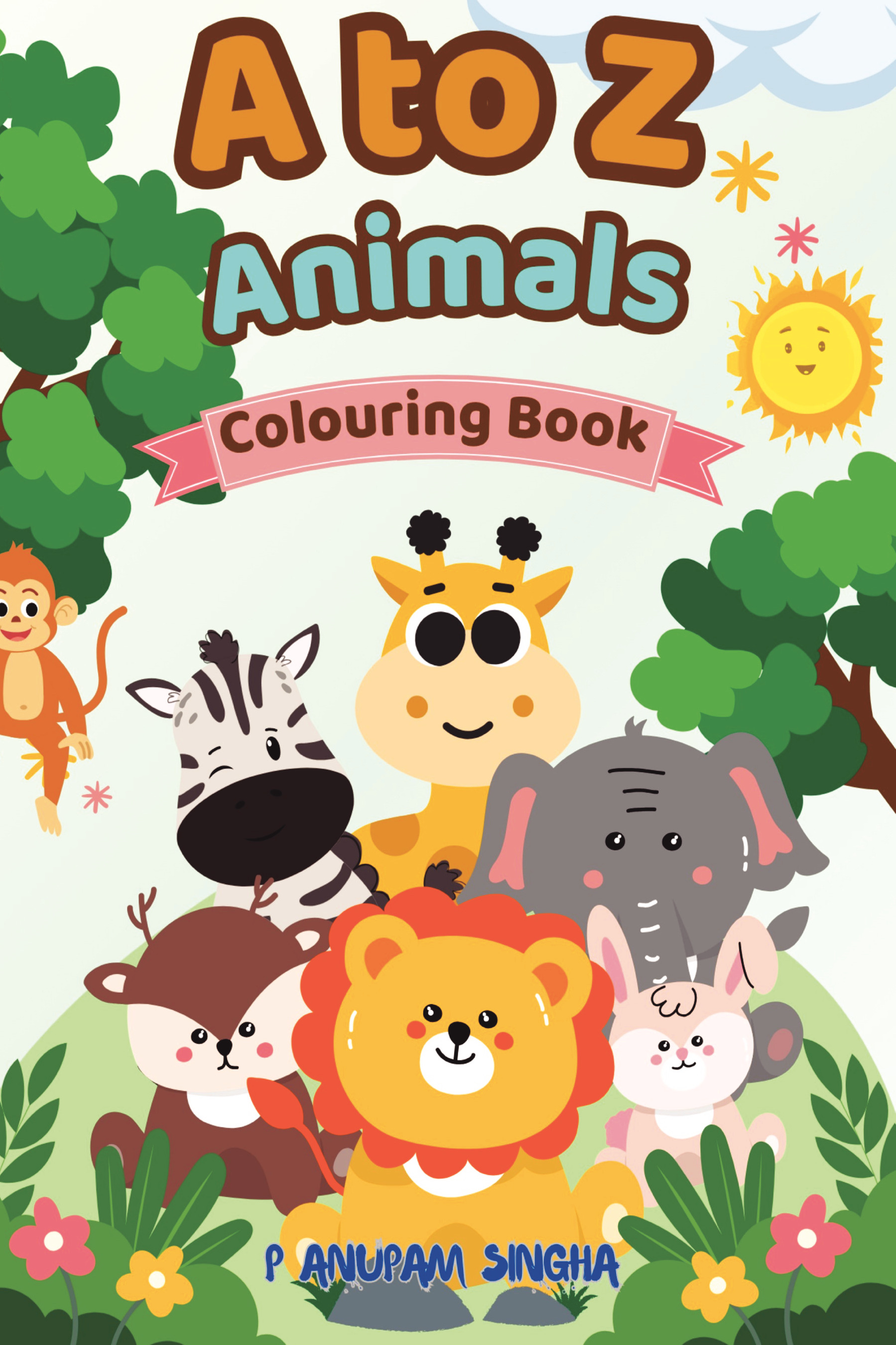 A to Z Animals Colouring Book | Pothi.com