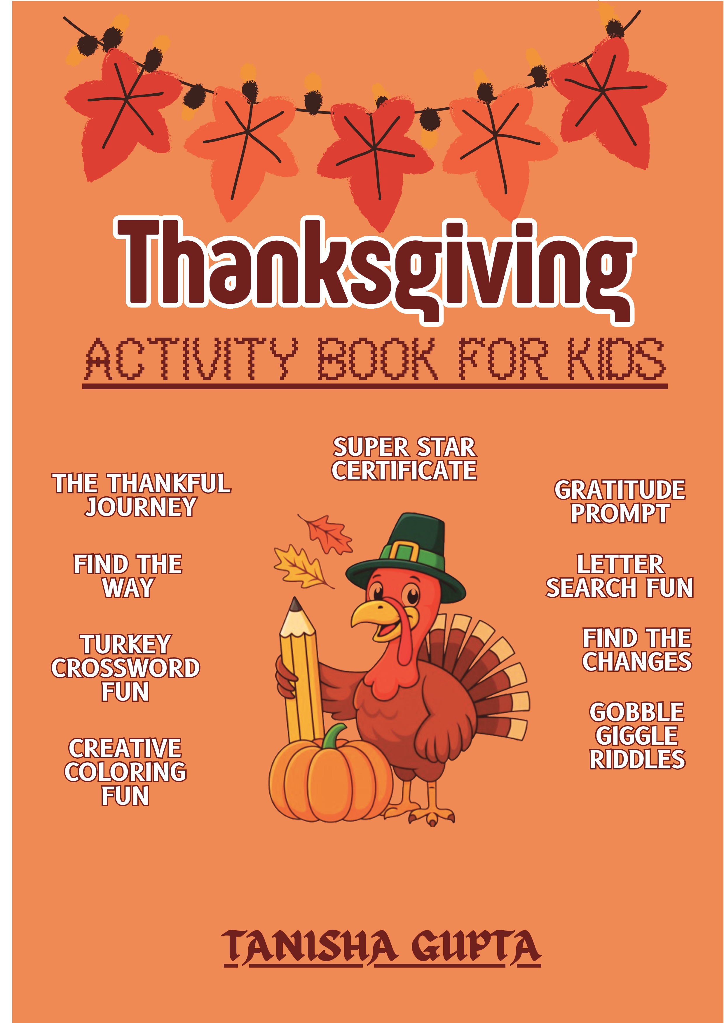 Thanksgiving Activity Book for Kids | Pothi.com
