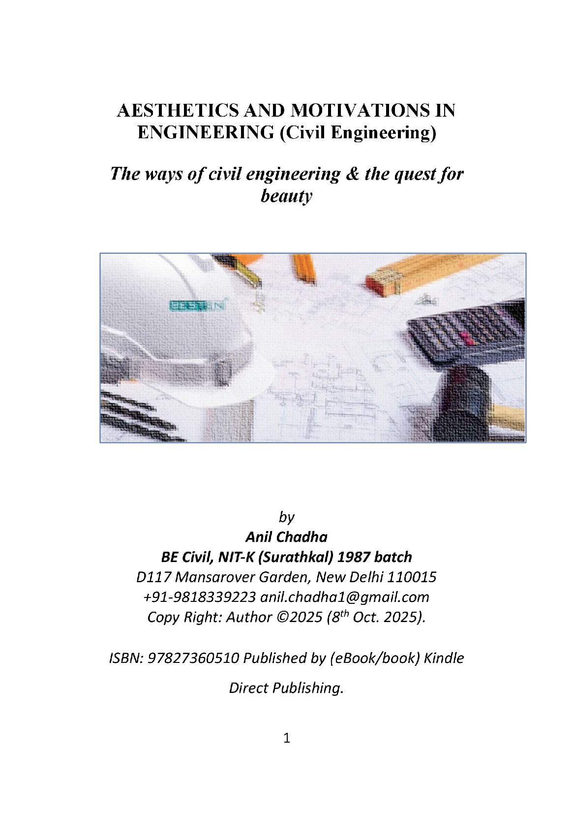 Aesthetics and Motivations in Civil Engineering - A Quest for Beauty ...