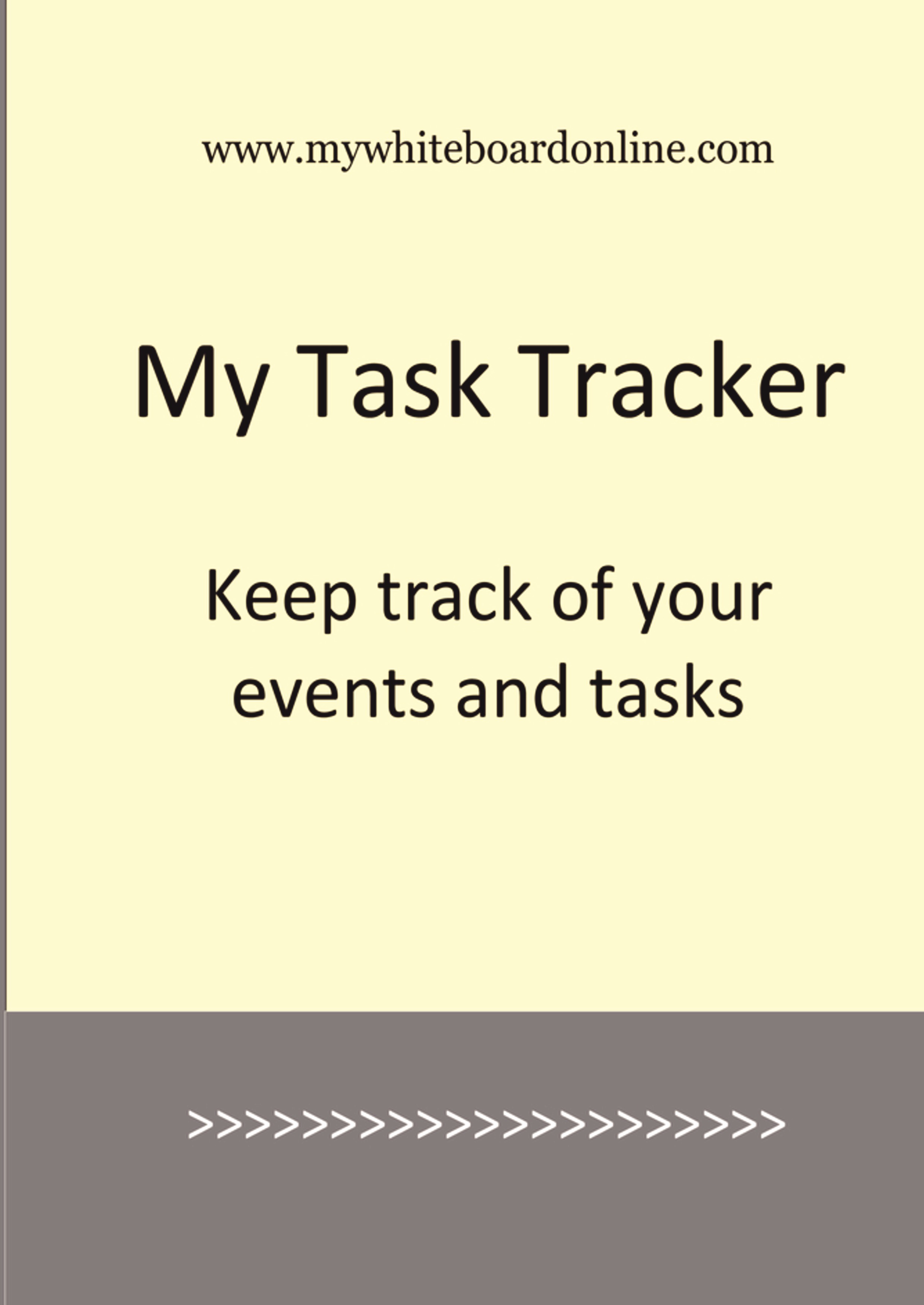 My Task Tracker | Pothi.com