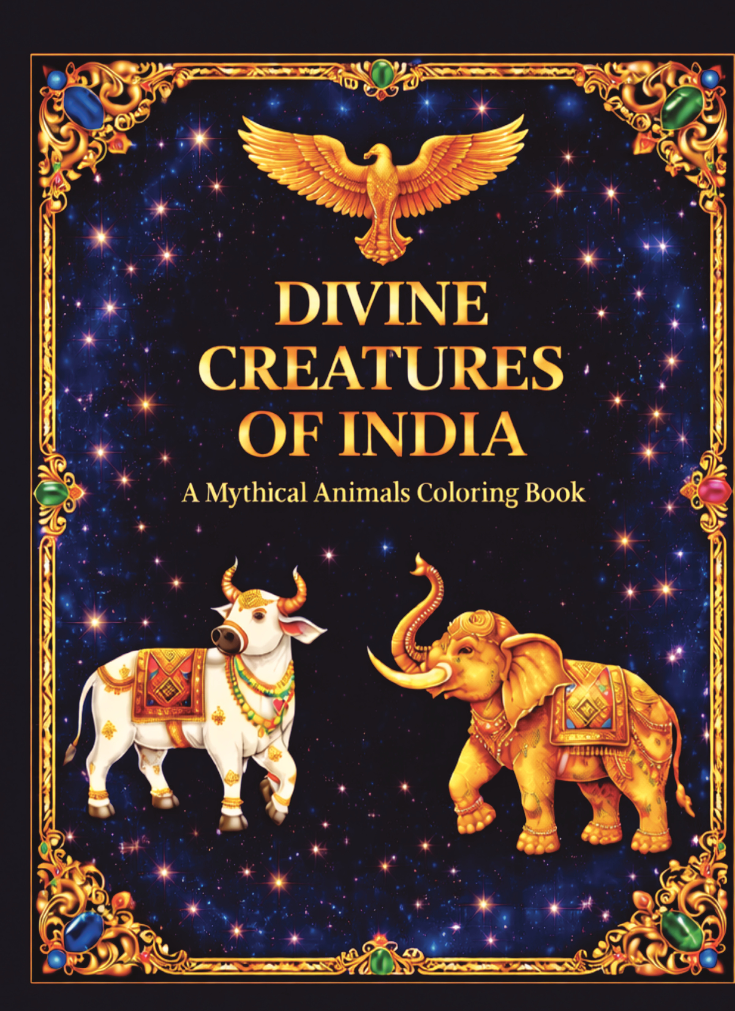 Divine Creatures of India: A Mythical Animals Coloring Book | Pothi.com