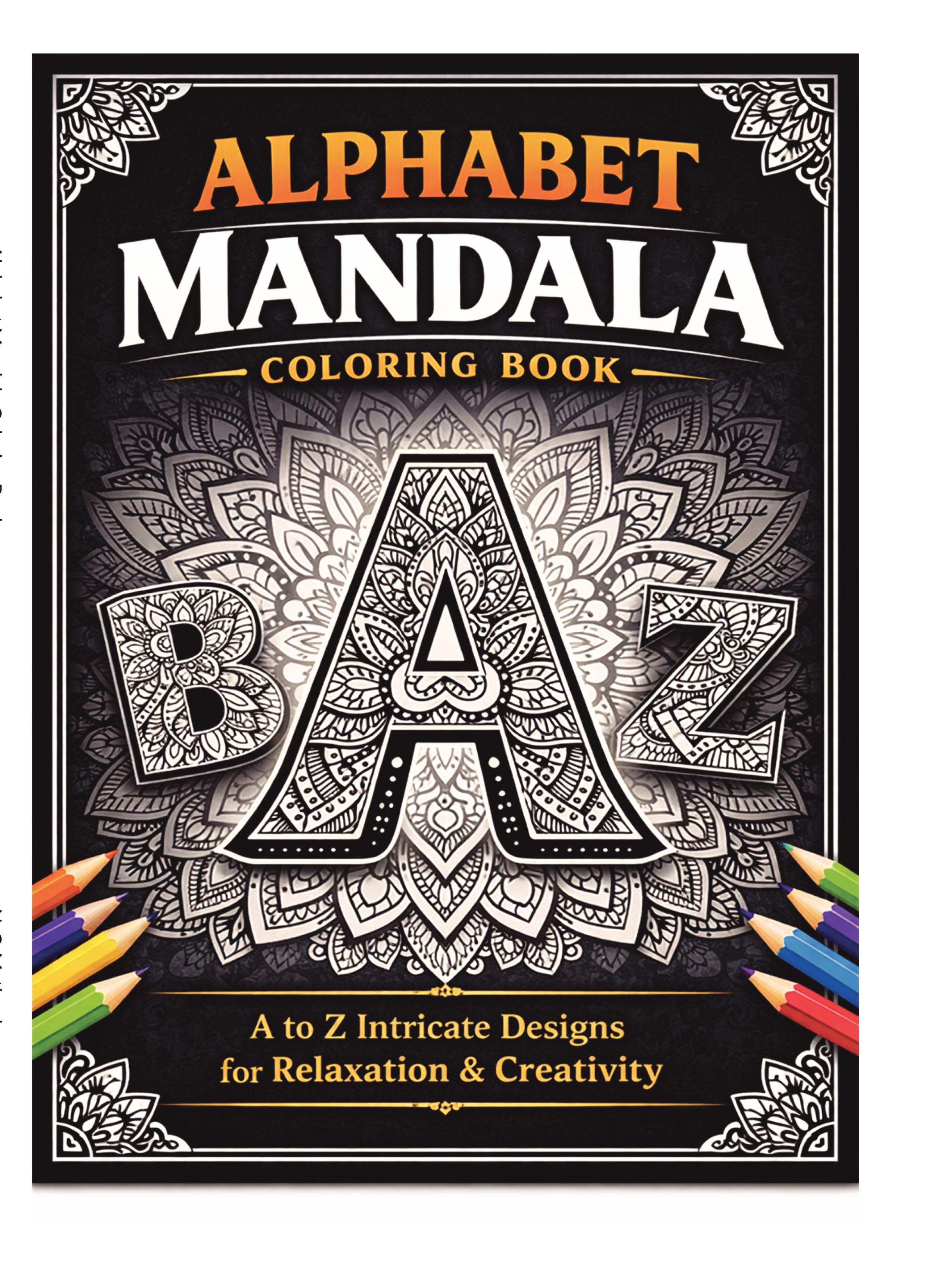 Alphabet Mandala Coloring Book | Pothi.com