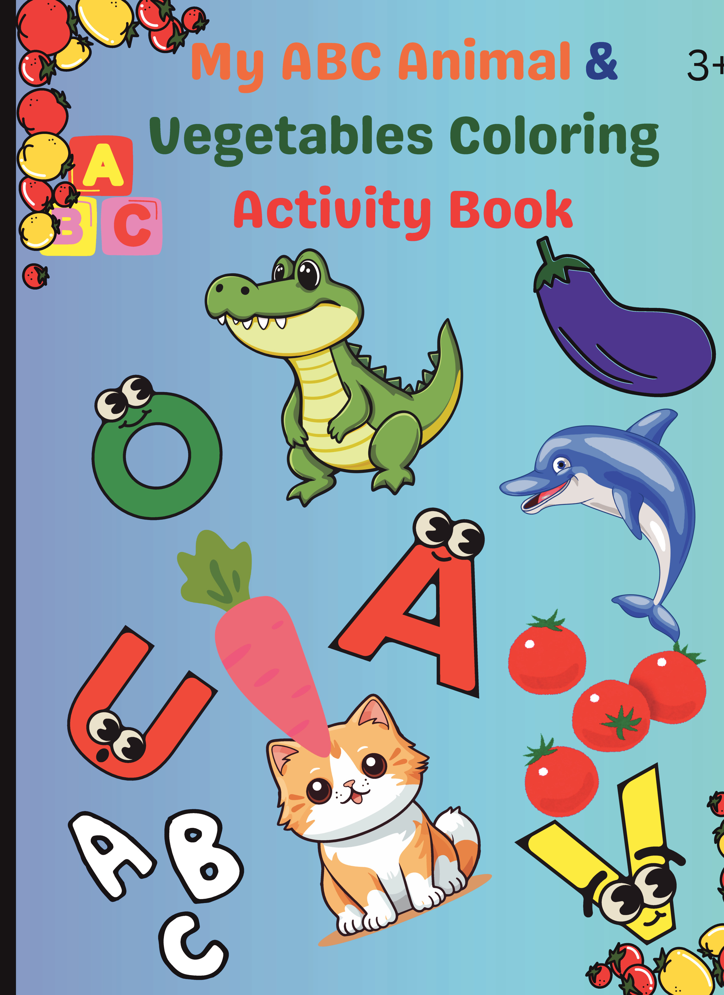 My ABC Animal & Vegetables Coloring Activity Book | Pothi.com