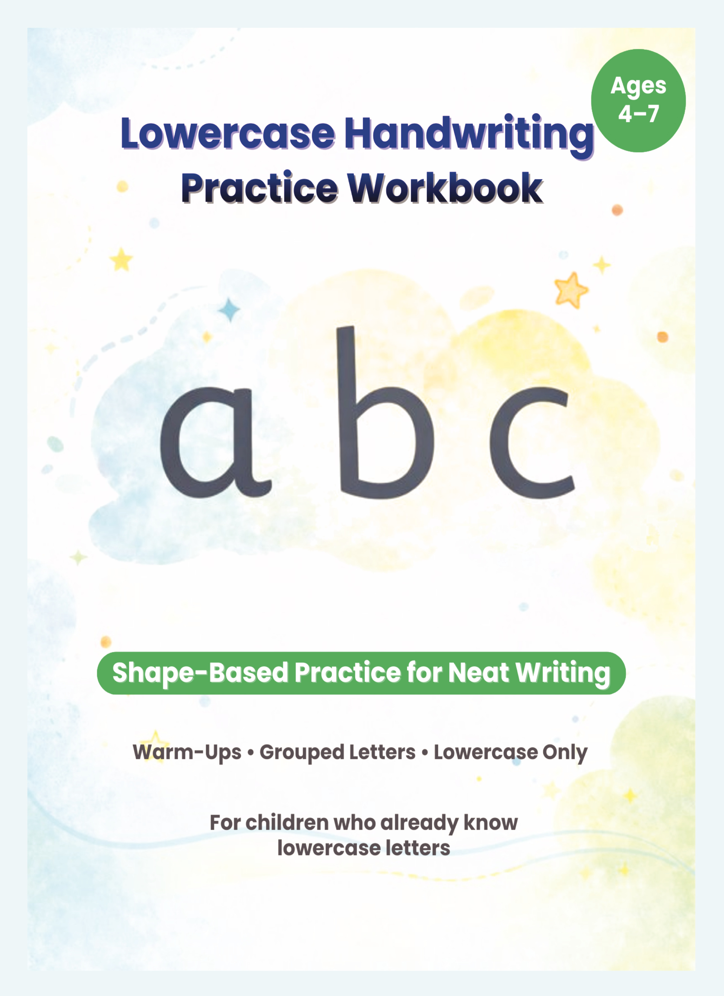 Lowercase Handwriting Practice Workbook for Kids | Pothi.com