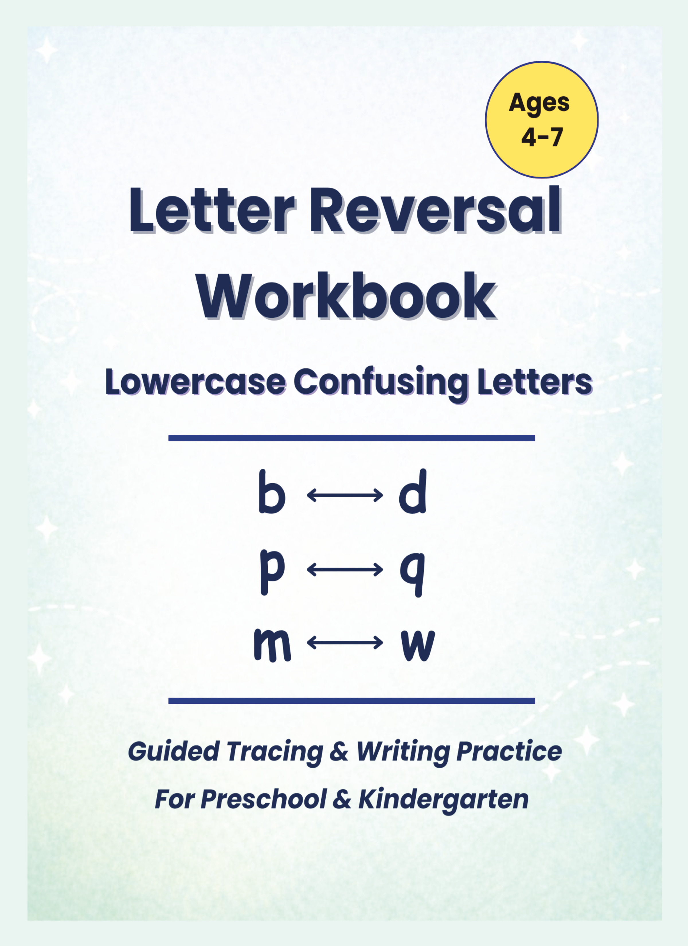 Lowercase Letter Reversal and Confusing Letters Workbook for Kids ...