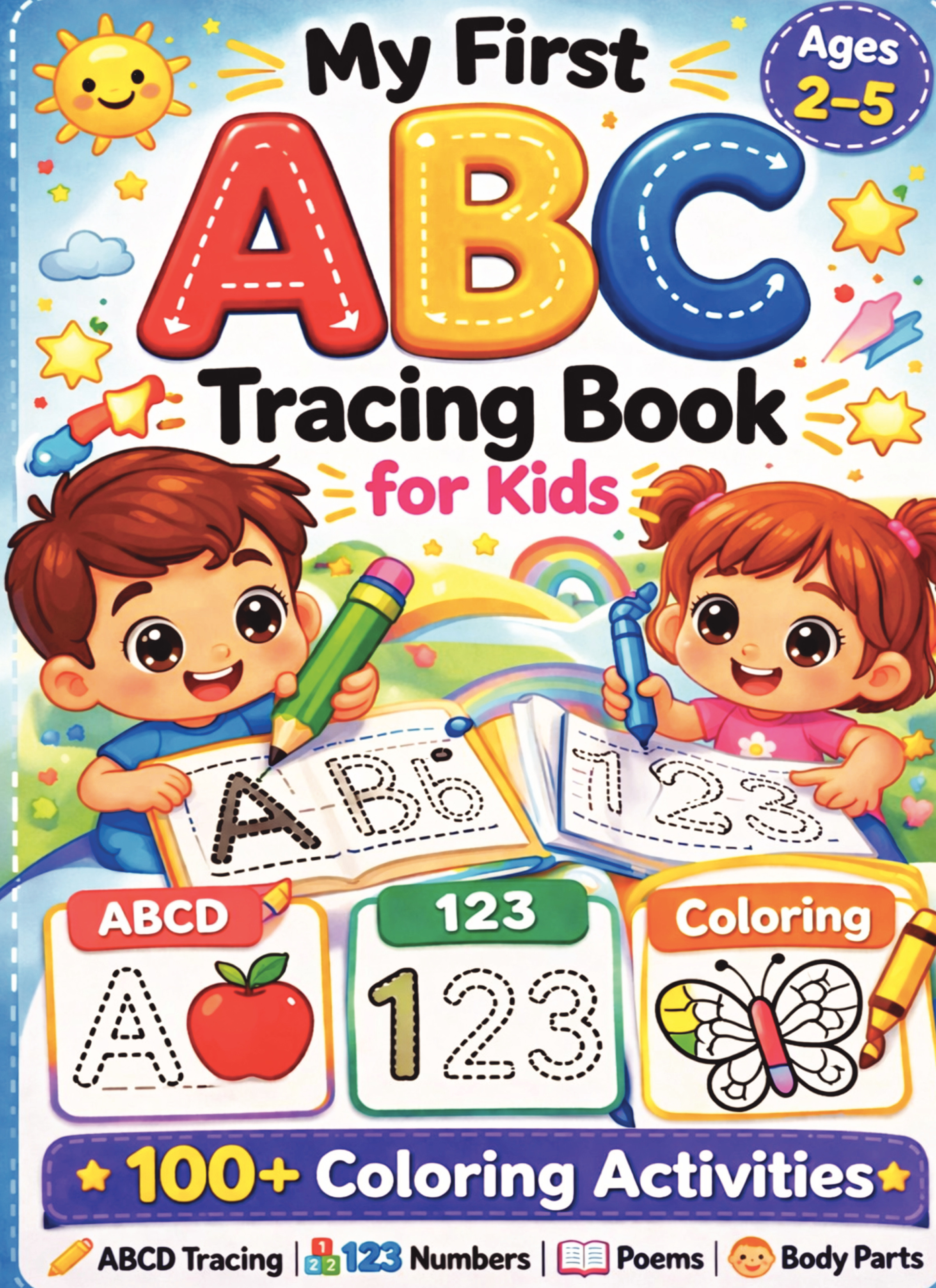 My First Ultimate Tracing Book for Toddlers (ABC, 123, Poems & More ...